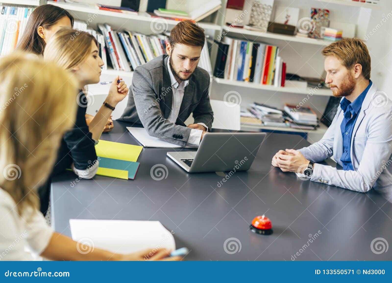 Group of Designers Discussing Trends Stock Image - Image of together ...