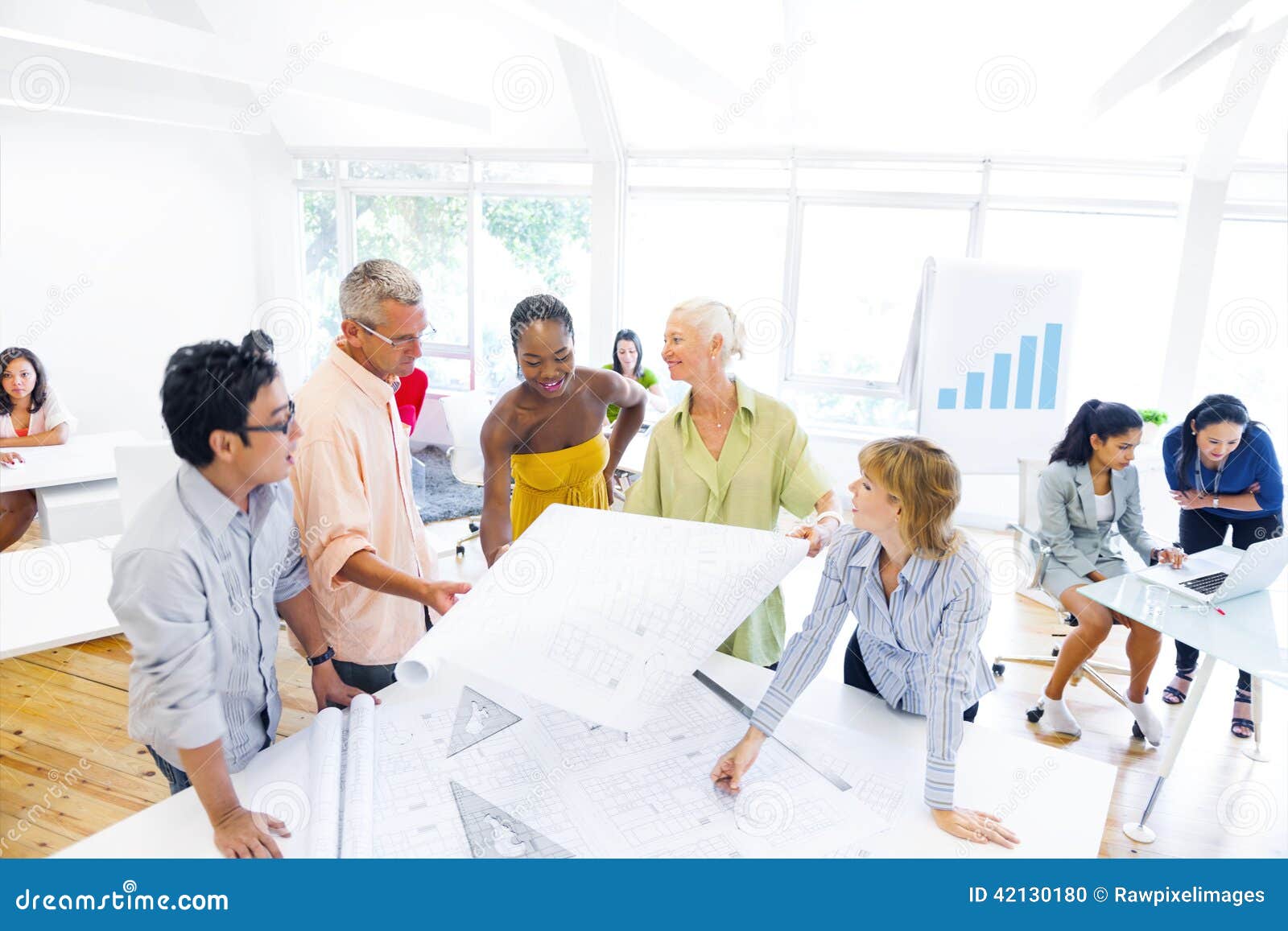 Group of Designers Planning and Discussing about a New Project Stock ...