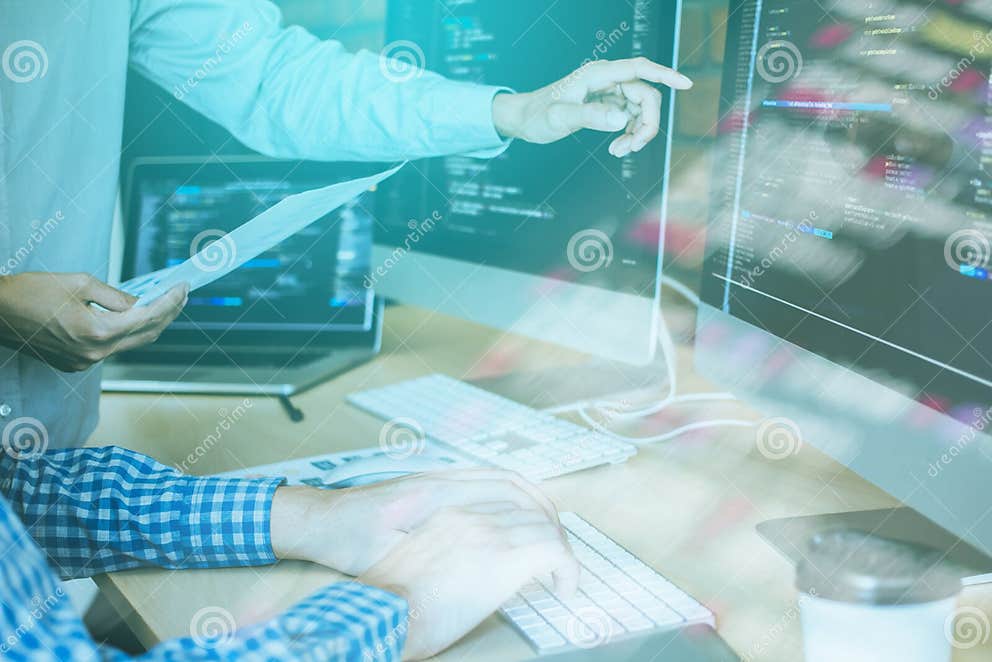 Group Developer Programming And Coding Technology Website Design Safety Of The Social World