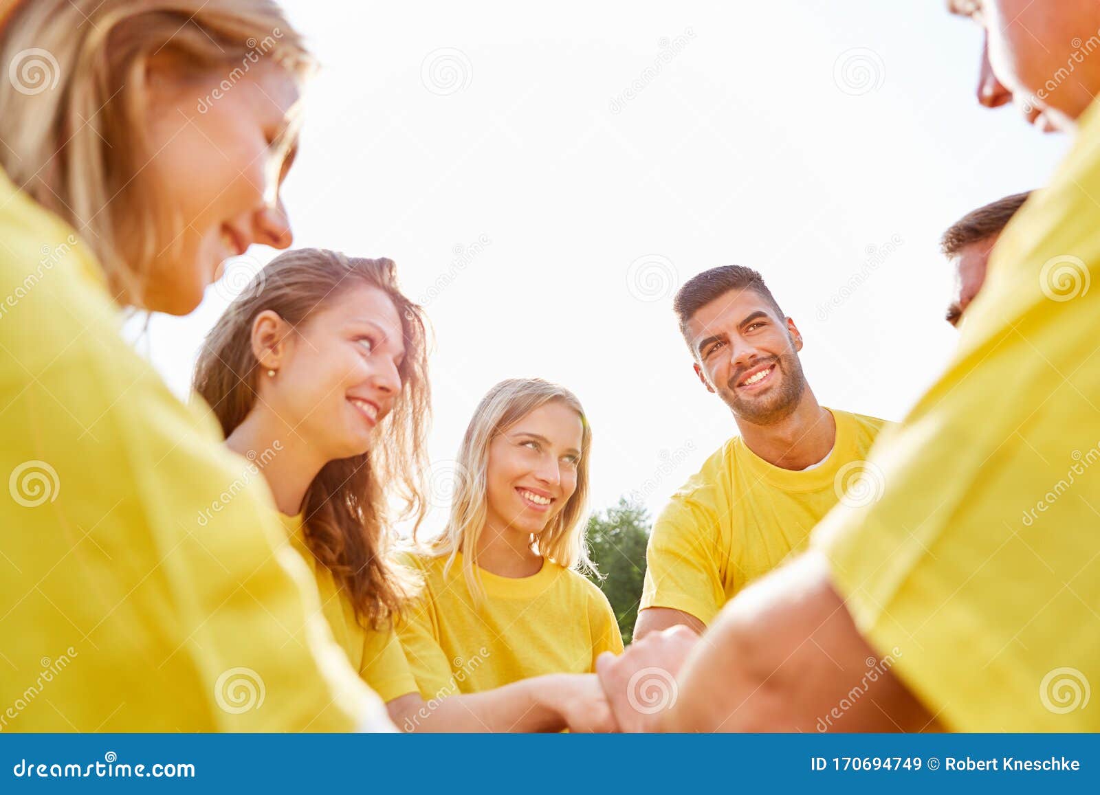 Group Develops the Team Spirit Stock Image - Image of start ...