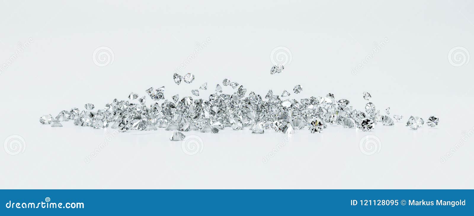 Falling Diamonds White Background