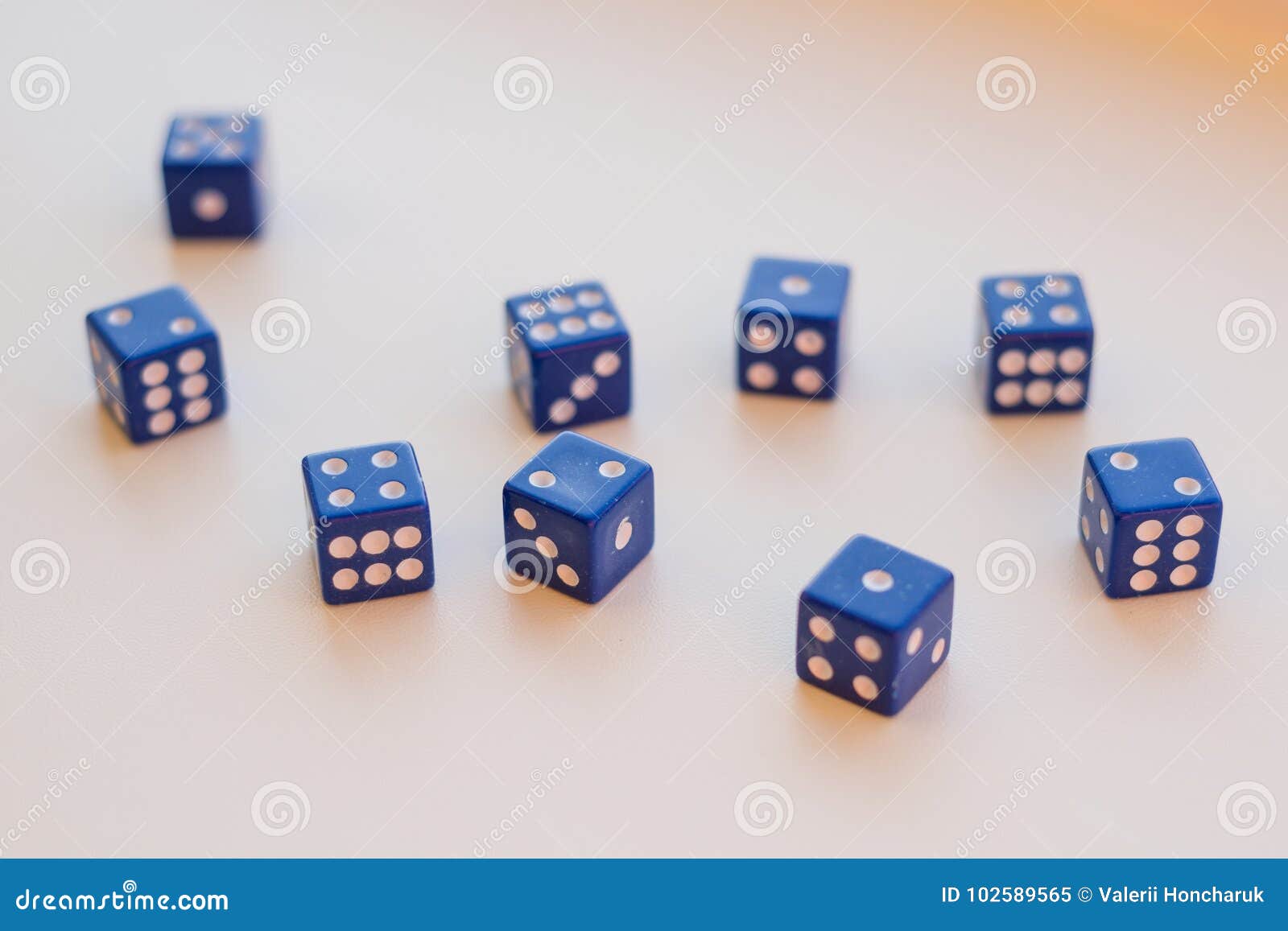 Group of 9 Dice on White Background Stock Image - Image of number ...