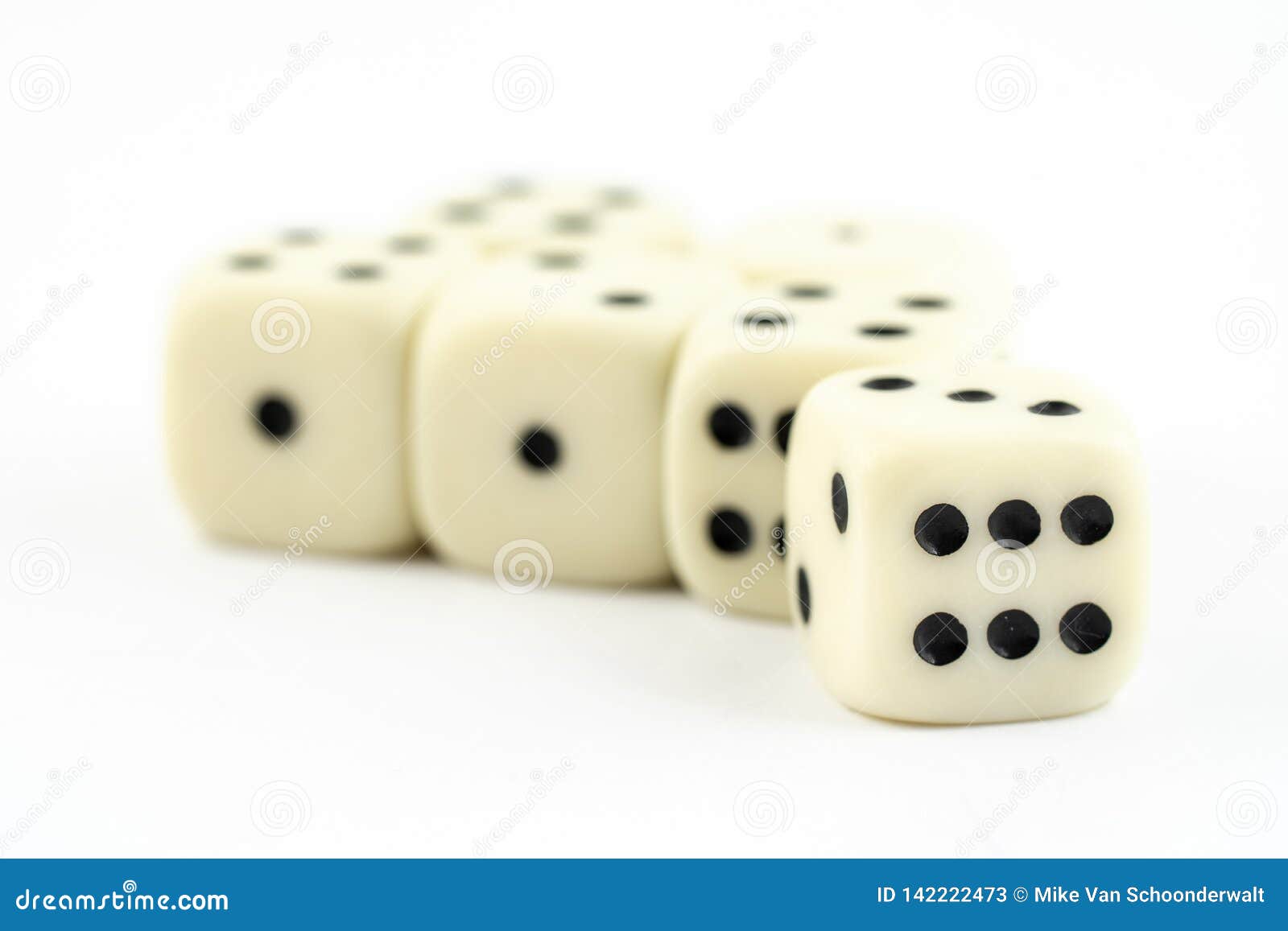 Group of dice stock image. Image of isolated, close - 142222473