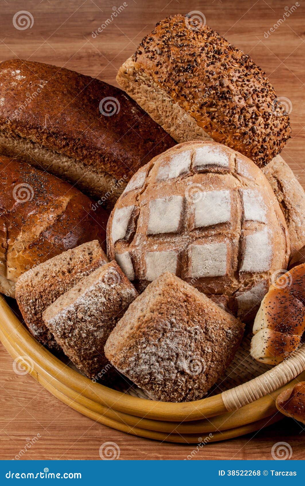 Group of Different Bread S Type Stock Photo - Image of tasty, grocery ...