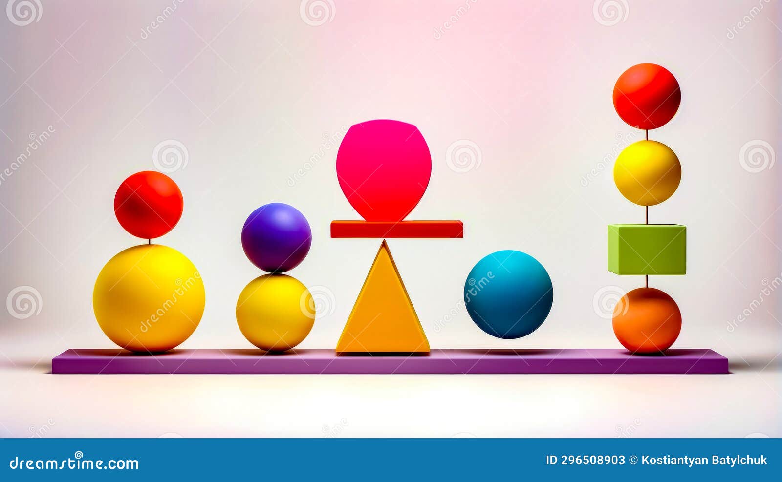 Group of Different Colored Balls Sitting on Top of Table Next To Each ...