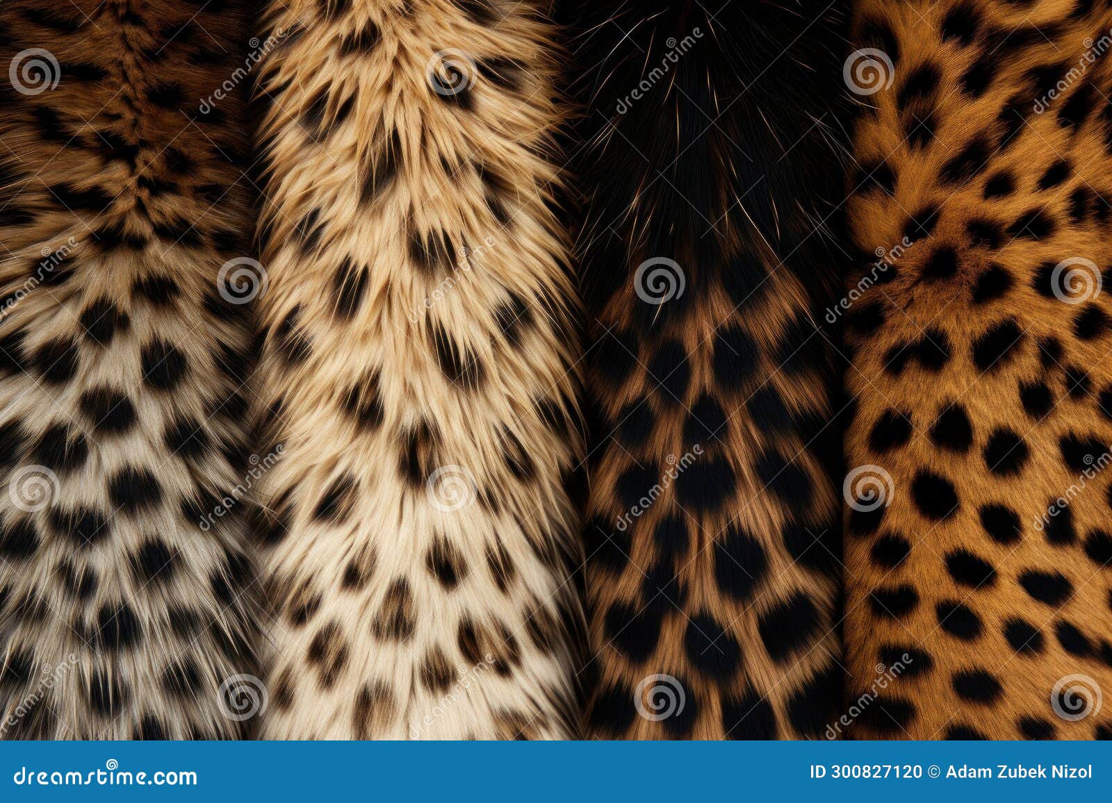 A Group of Different Colored Furs Stock Illustration - Illustration of ...