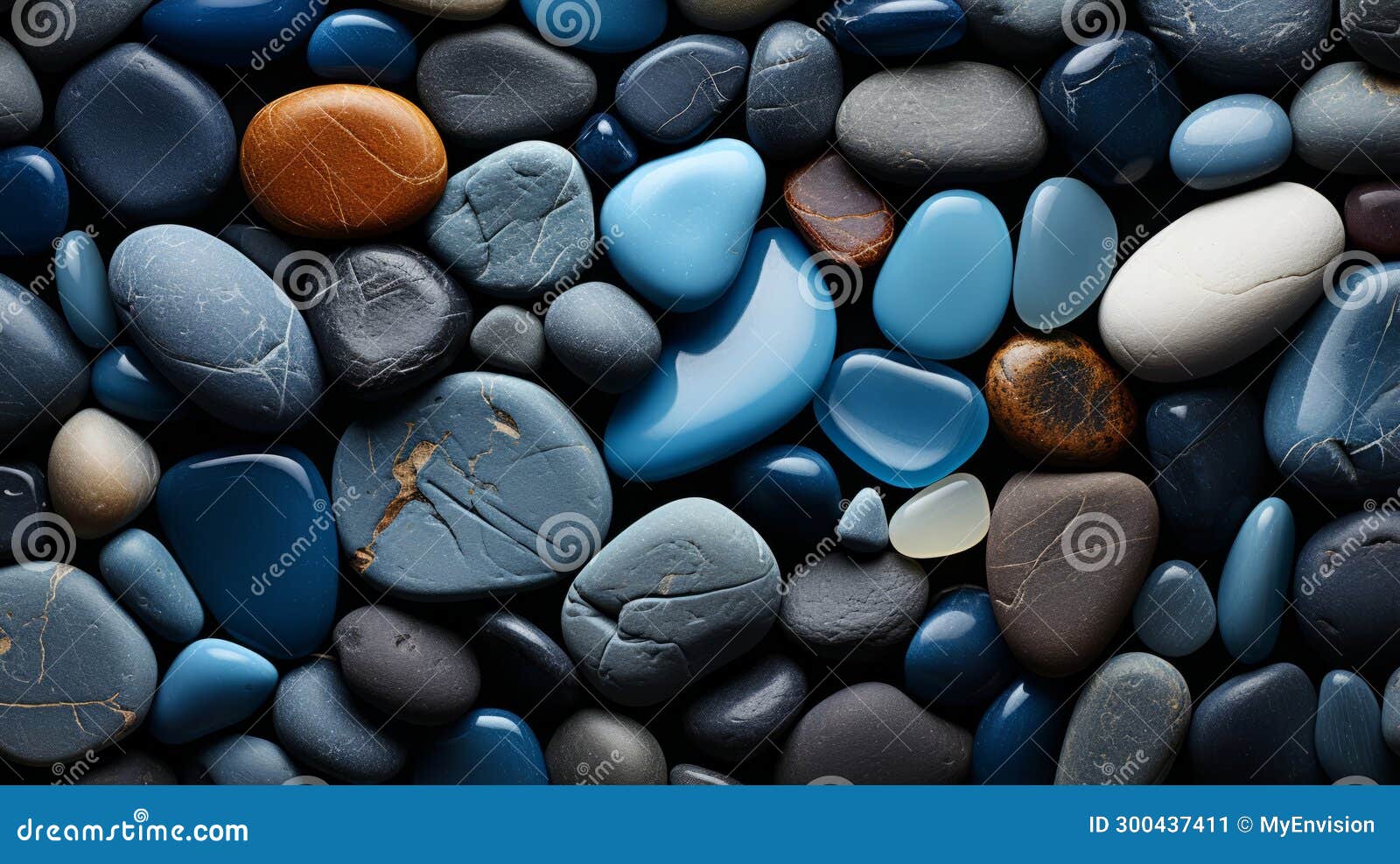 A Group of Different Colored Rocks Stock Illustration - Illustration of ...
