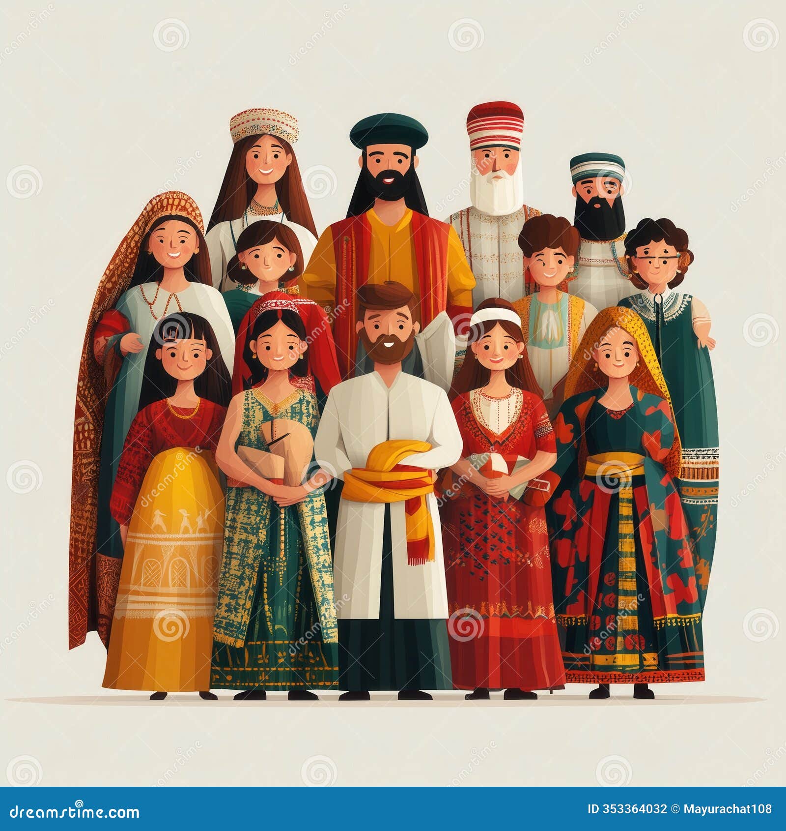 A Group Different Culture. Cultural Diversity: a Group of Different ...