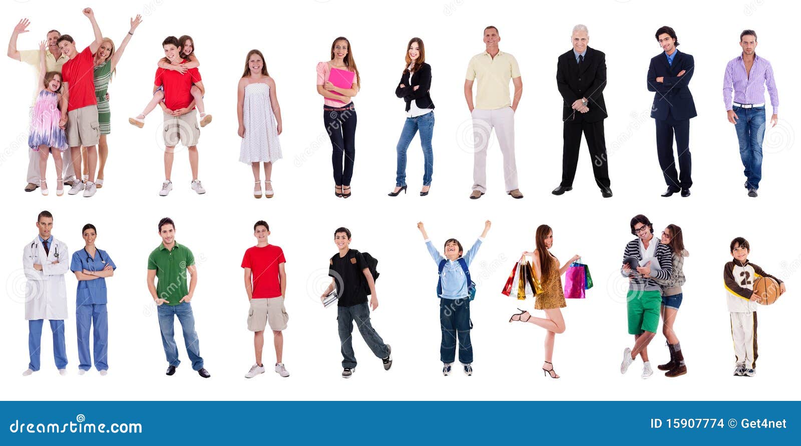 Group Of Different People Stock Images - Image: 15907774