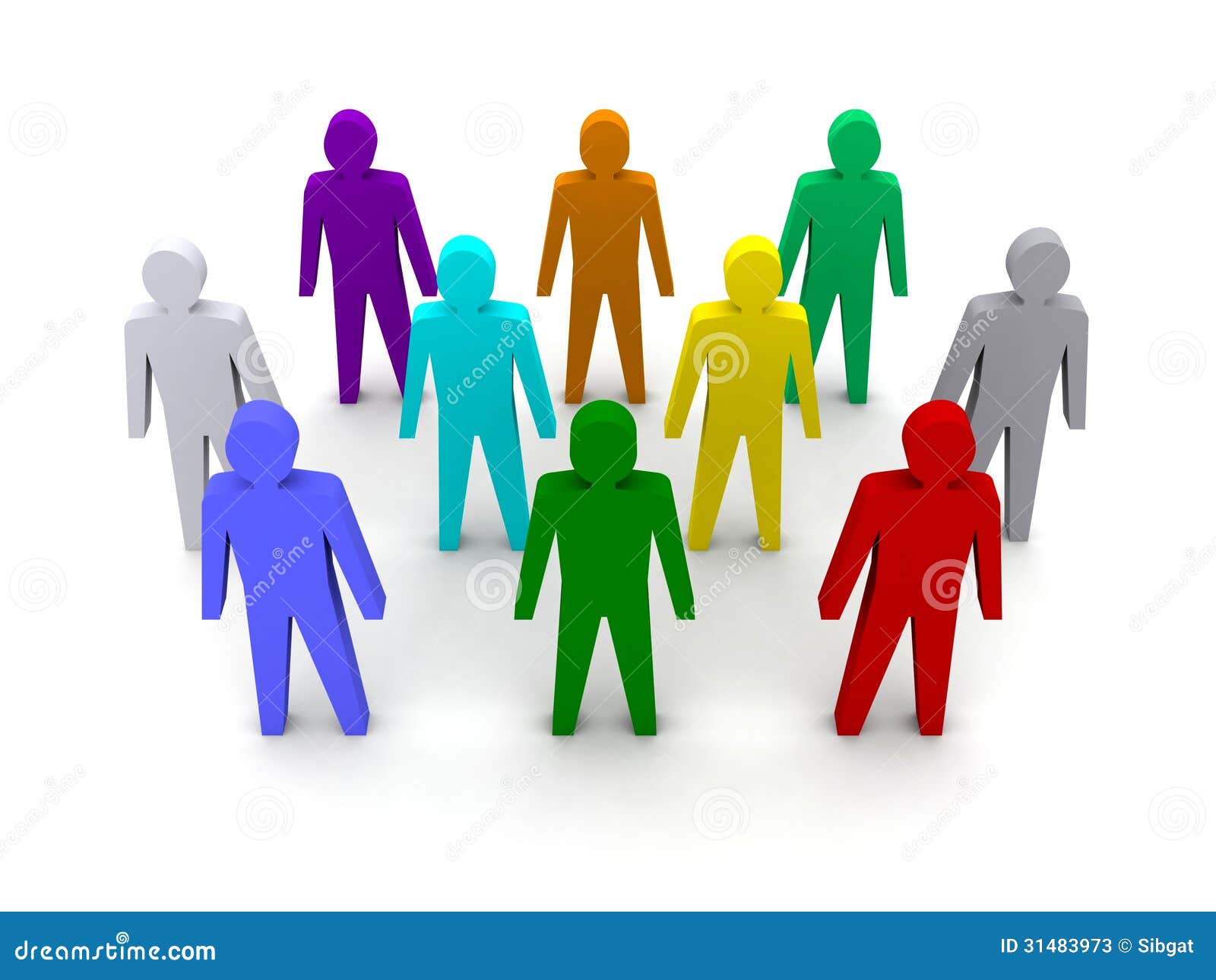 Group of different people. stock illustration. Illustration of person ...