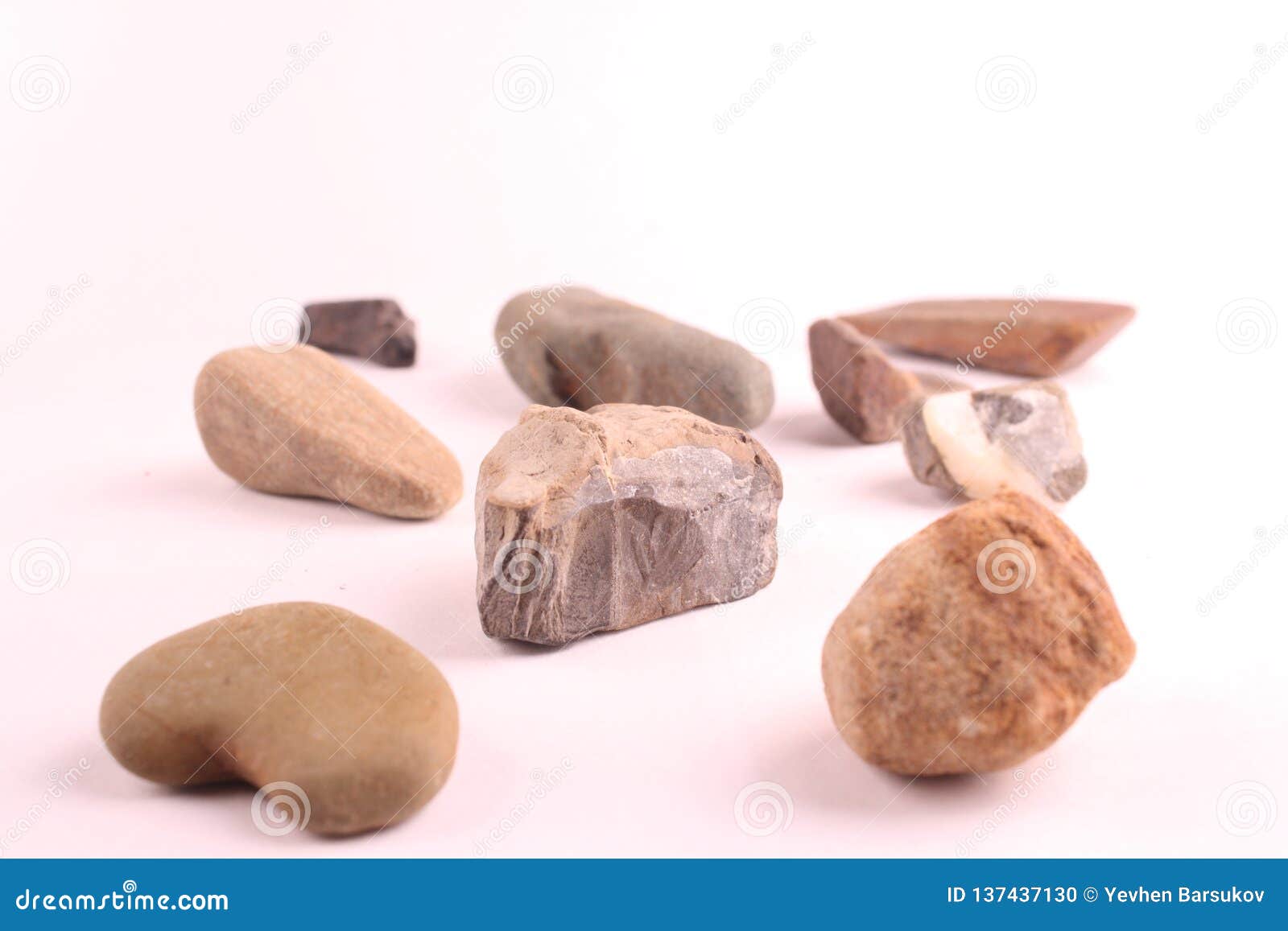 Group of Different Small Stones Stock Photo - Image of small ...