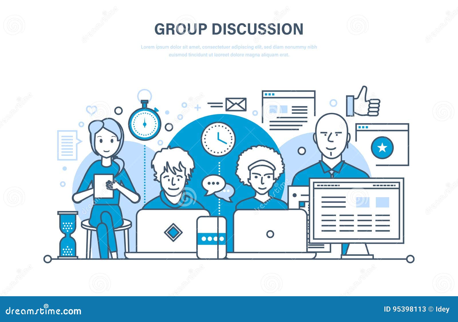 Group Discussion, Communications, Cooperation, Teamwork, Partnerships ...