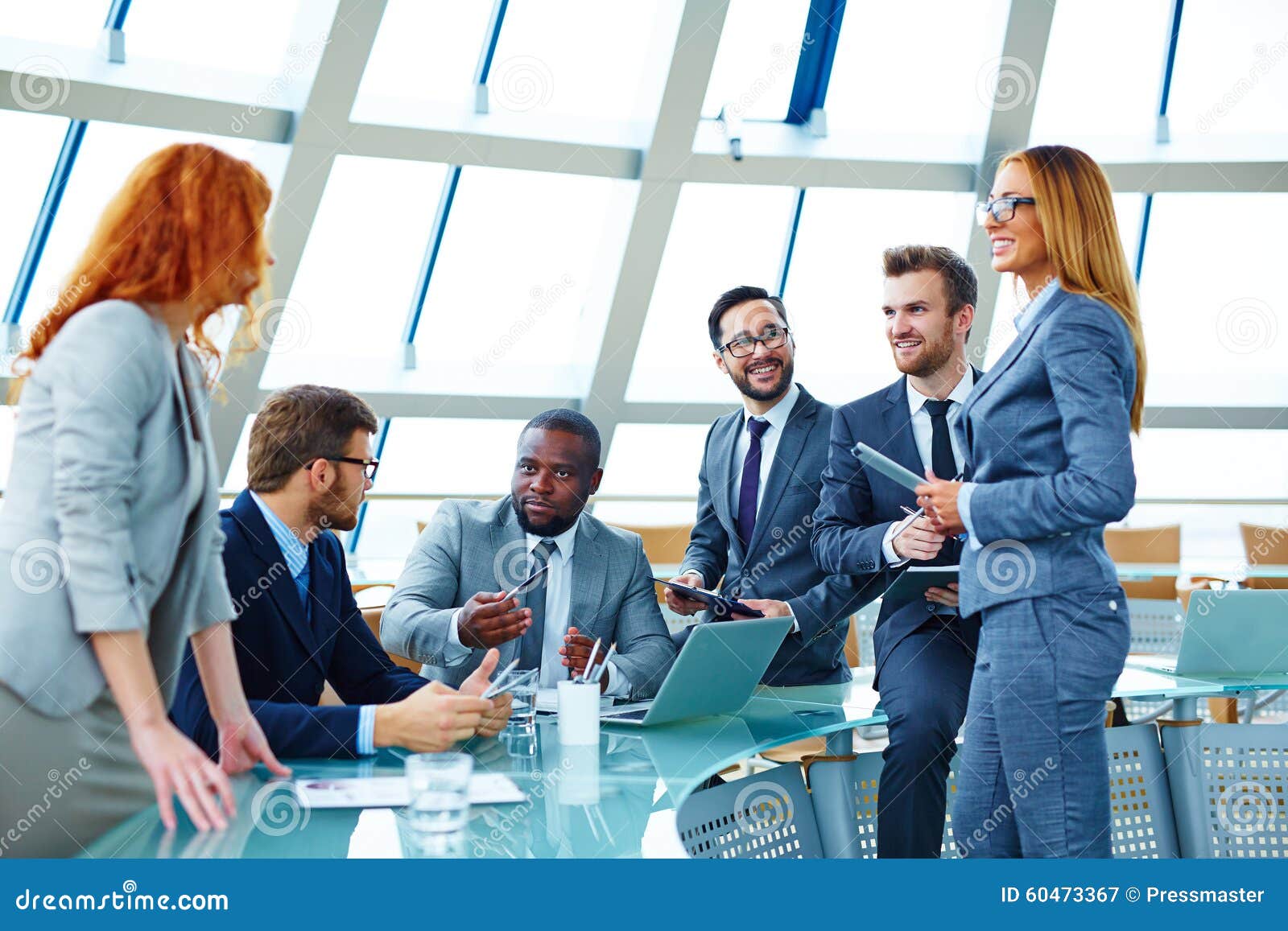 Group discussion stock image. Image of intercultural - 60473367