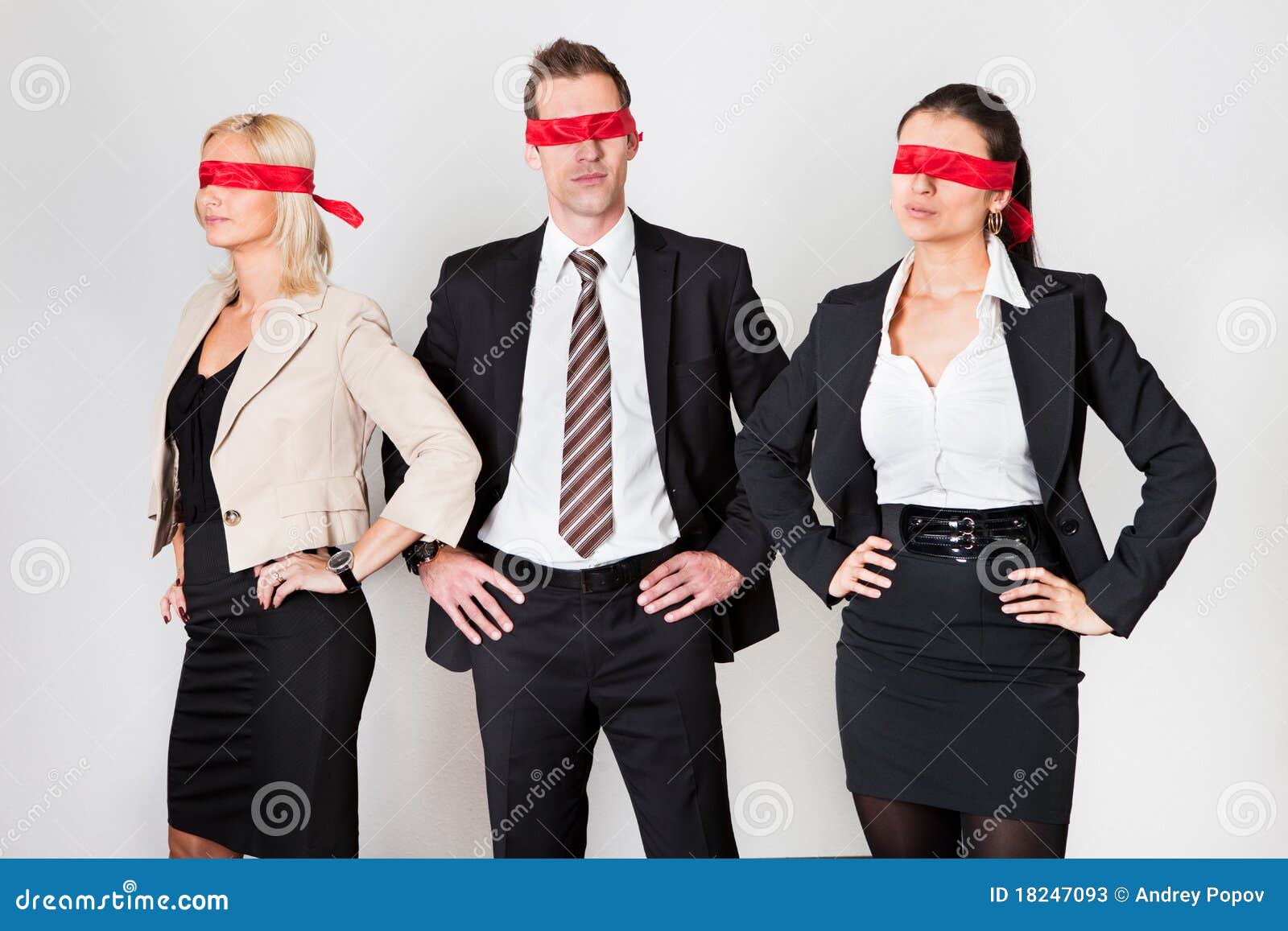 Group of Disoriented Businesspeople Stock Image - Image of confused ...