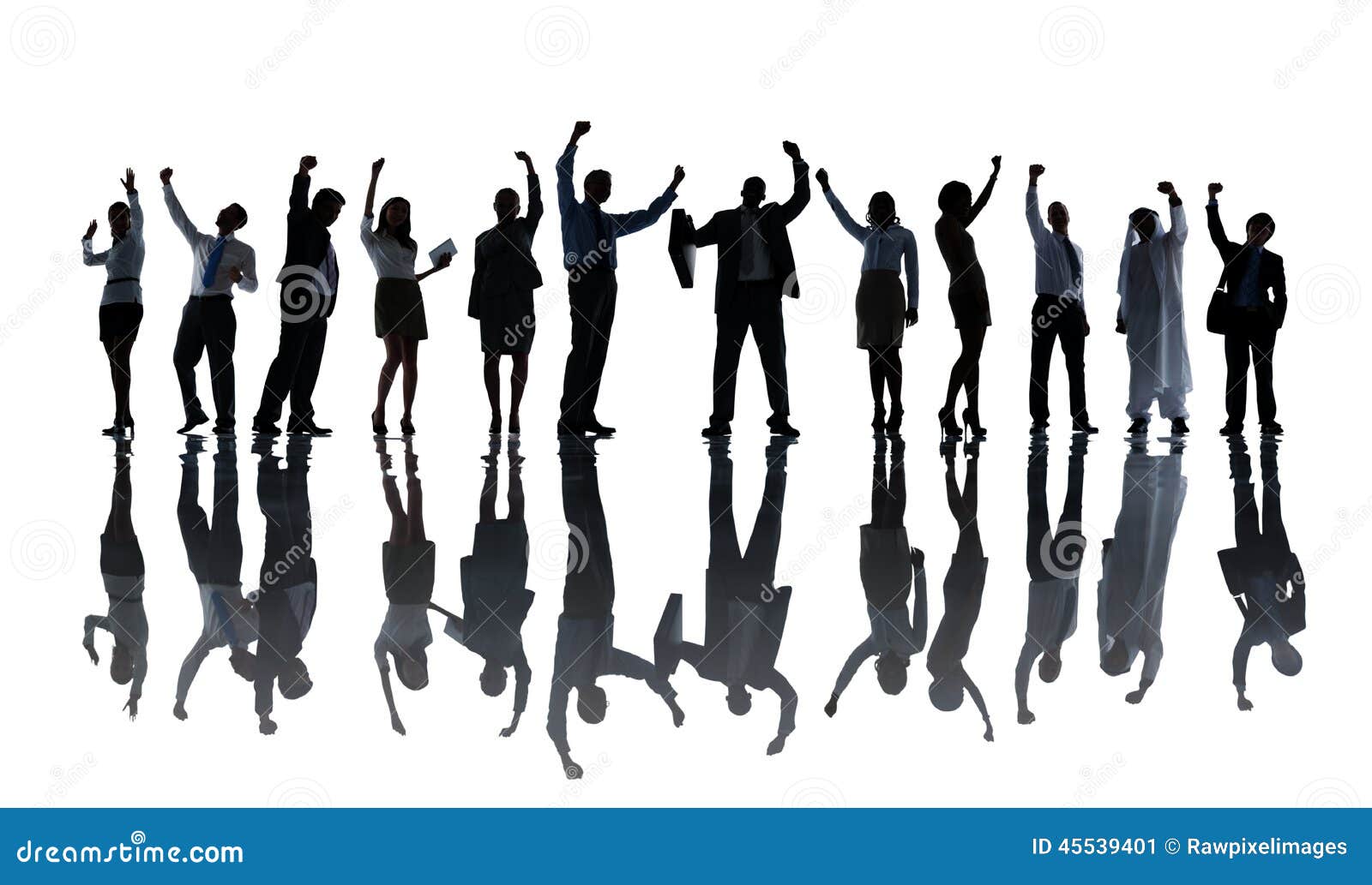 Group of Diverse Business People Celebrating Stock Image - Image of ...