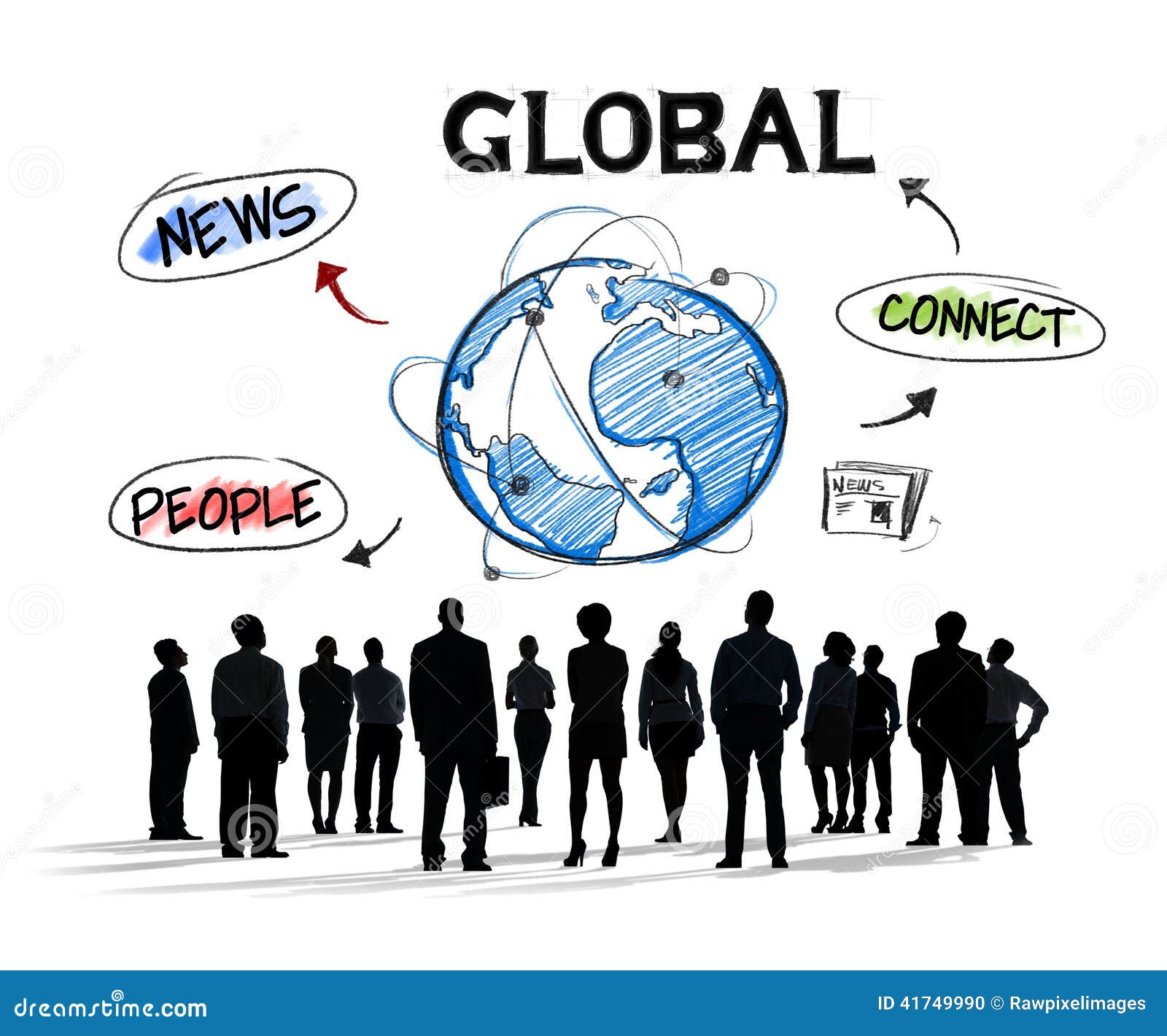Group of Diverse Business People Global Communication Stock Photo ... Group of Diverse Business People Global Communication Stock Photo ...