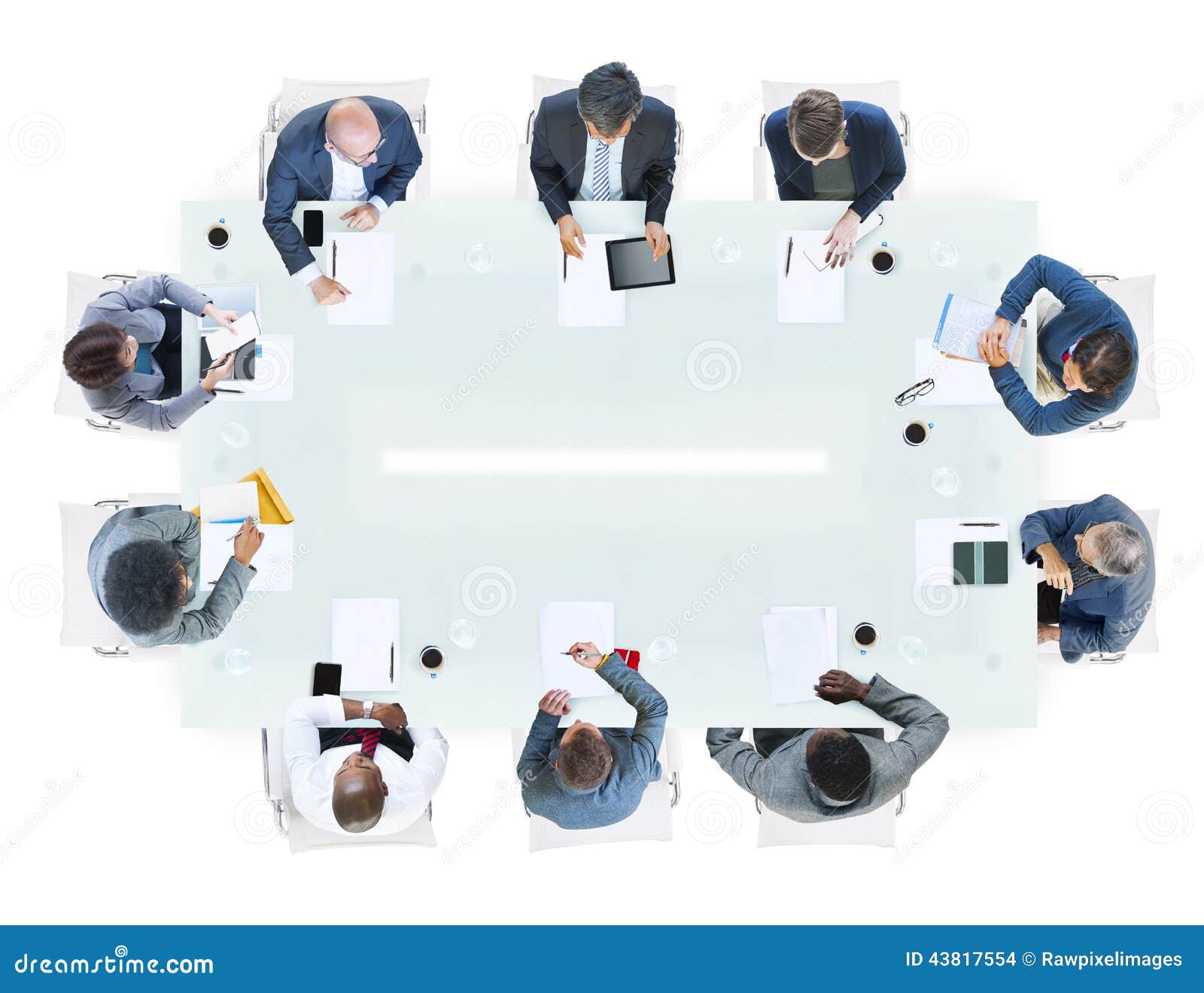Group of Diverse Business People in a Meeting Stock Photo - Image of ...