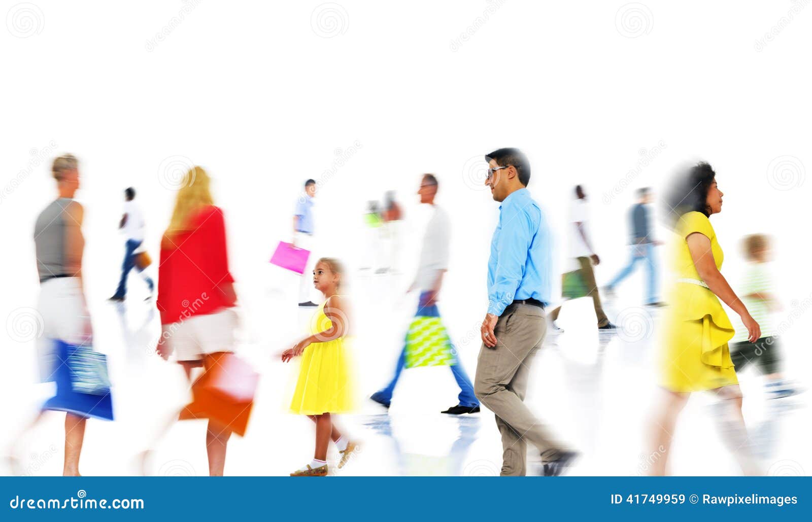 Group of Diverse Busy People Shopping Stock Image - Image of ethnicity ...