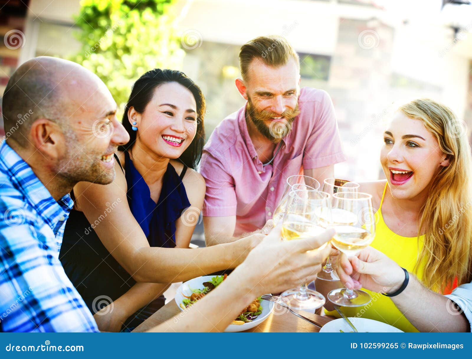 Group of Diverse Friends are Gathering Together Stock Image - Image of ...