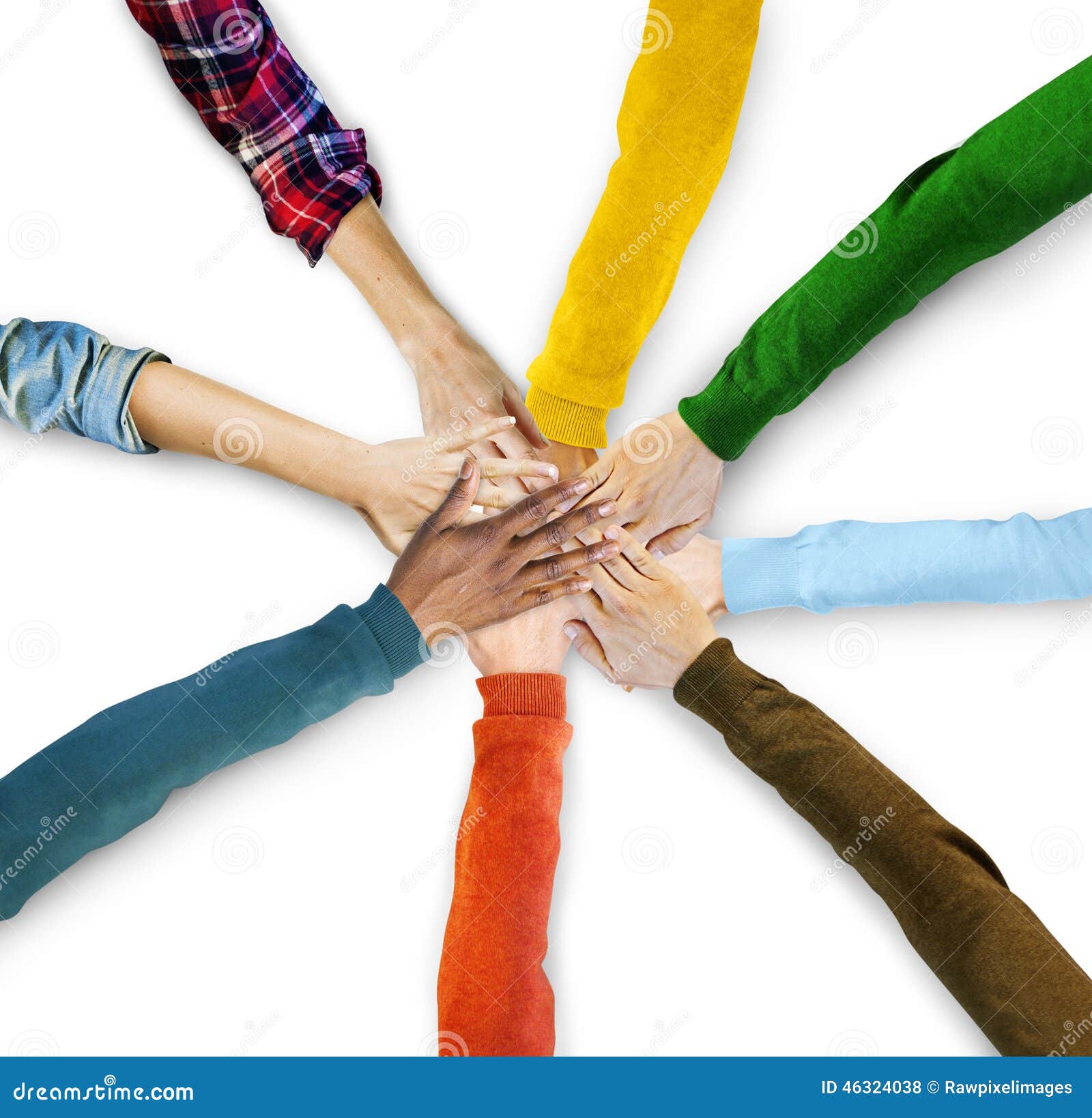 Group of Diverse Hands Together Stock Photo - Image of cooperation ...