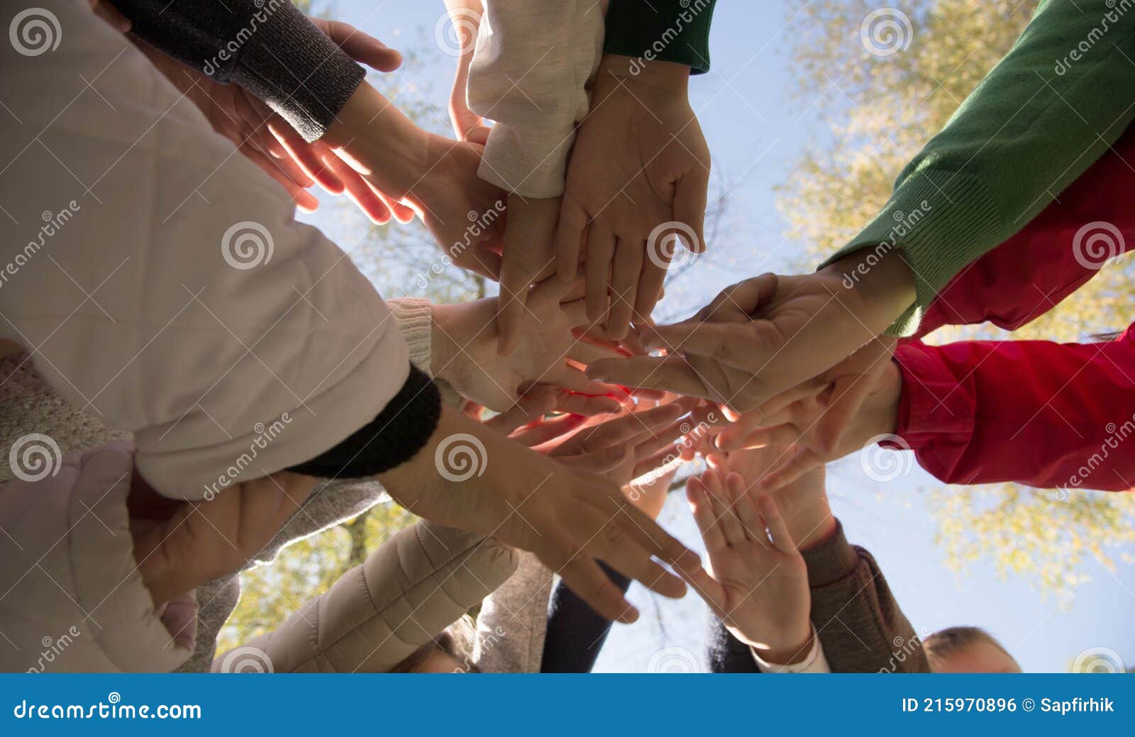 Group of Diverse Hands Together. Stock Photo - Image of concept, hands ...