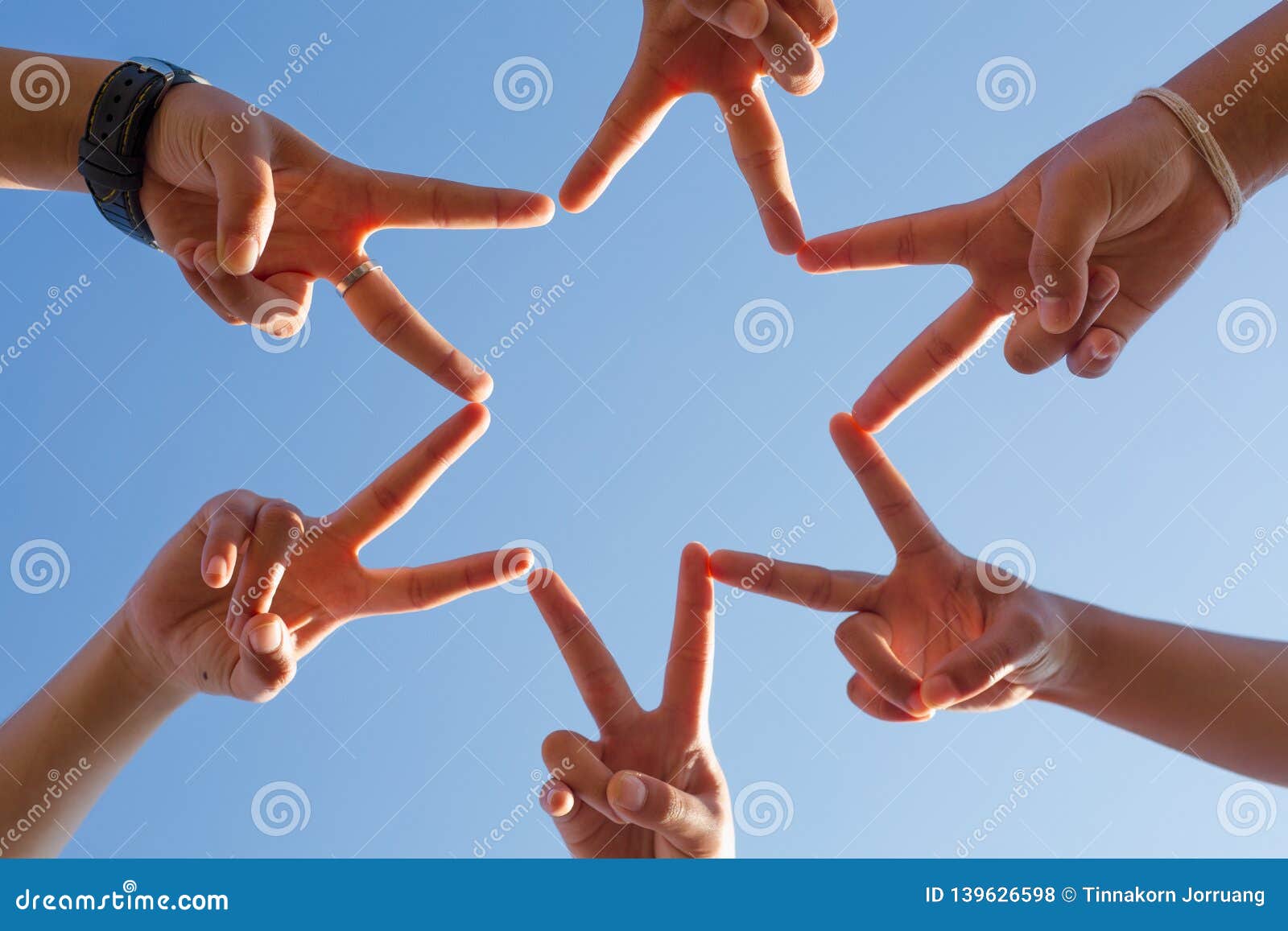 Group of Diverse Hands Together Joining,Team Work Concept Stock Photo ...