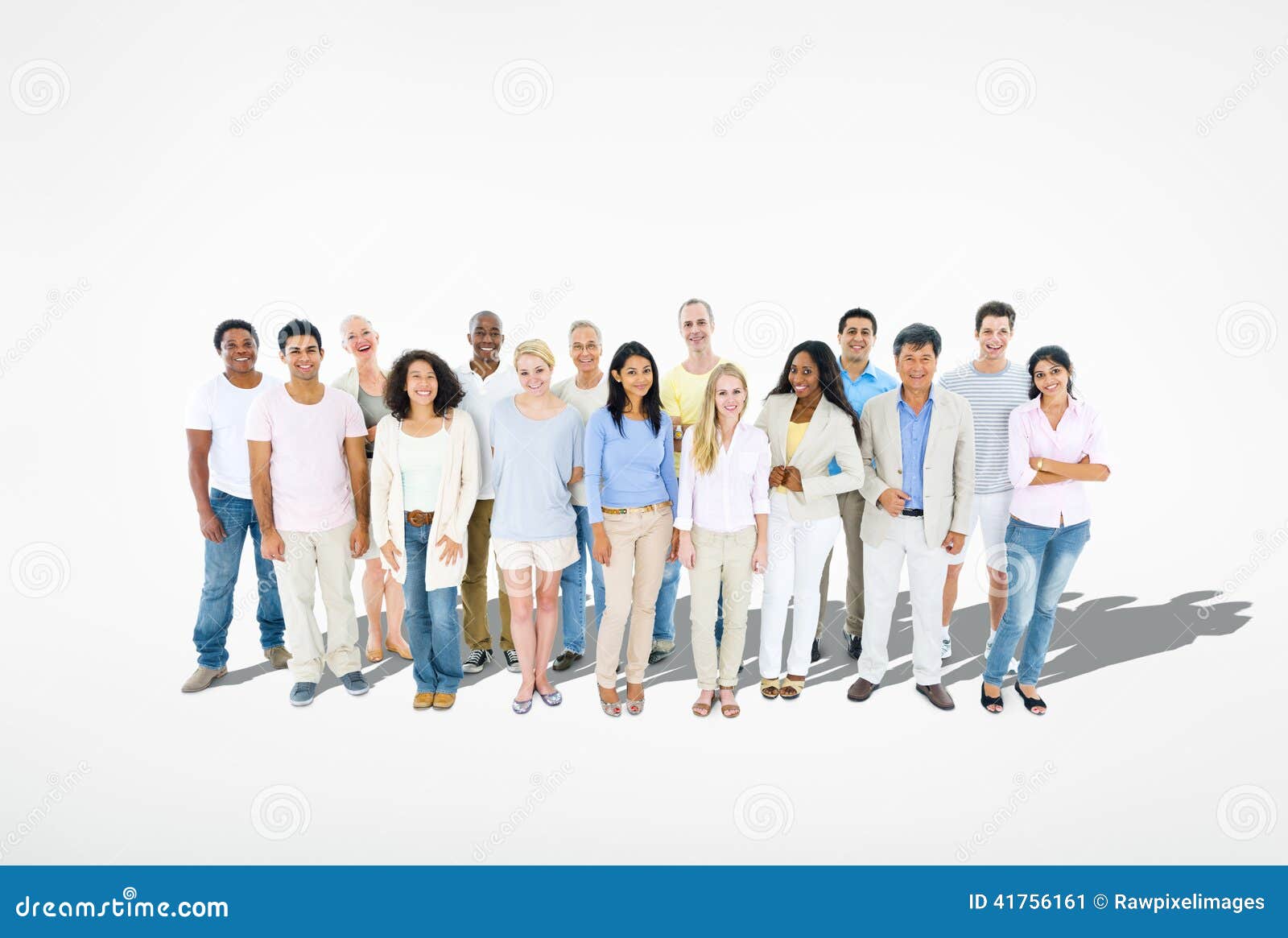 Group of Diverse Multi Ethnic Cheerful People Stock Image - Image of ...