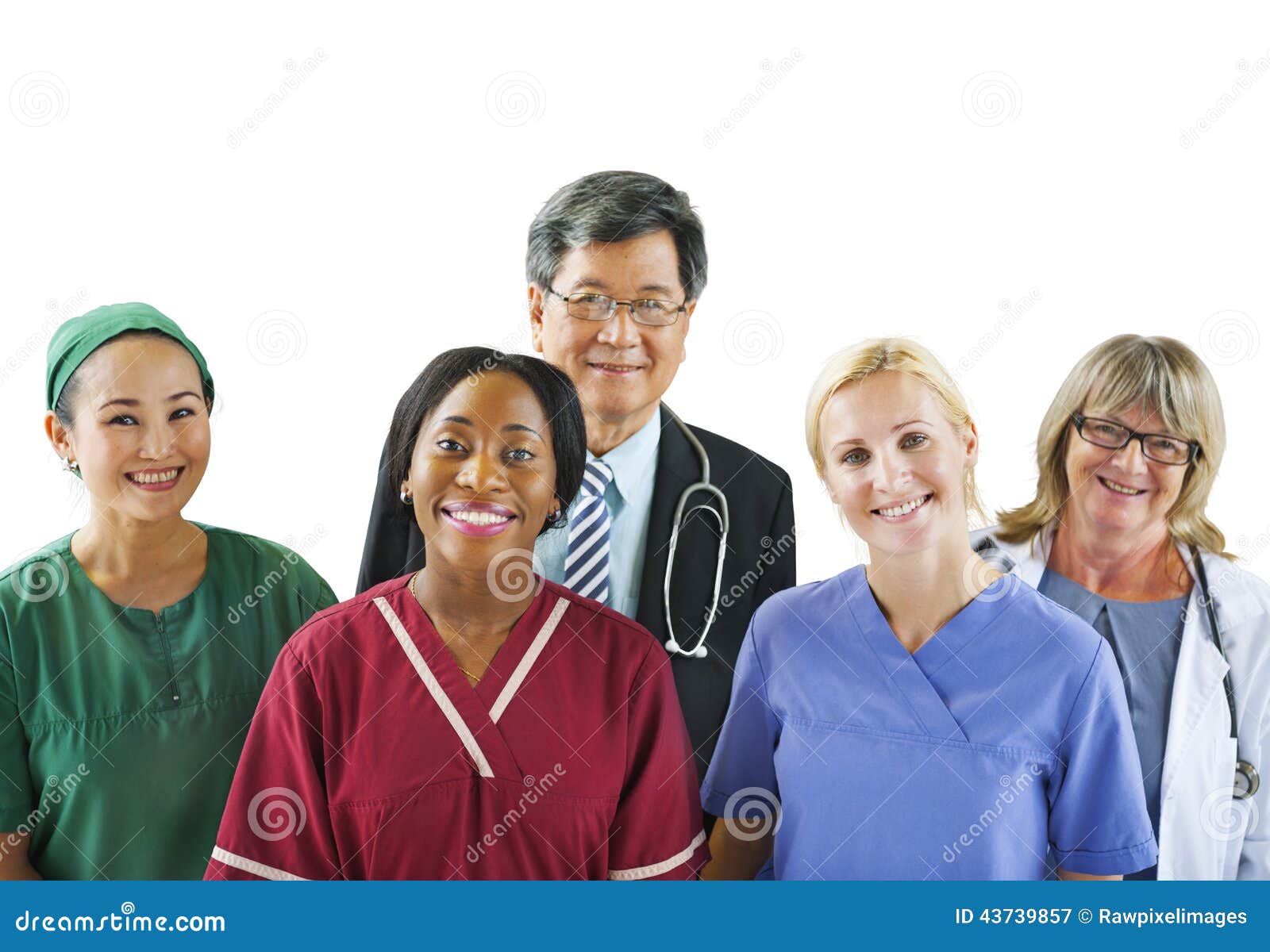 Group of Diverse Multiethnic Medical People Stock Image - Image of ...