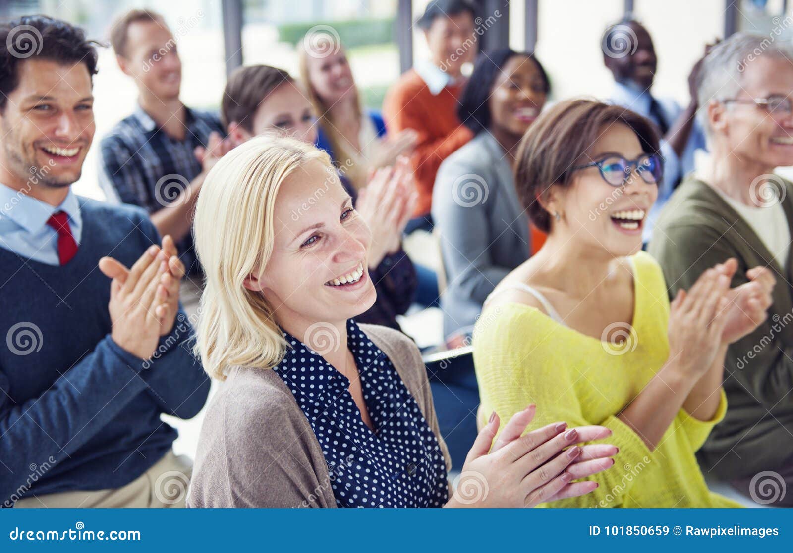 Group of Diverse People in a Conference Stock Image - Image of ...