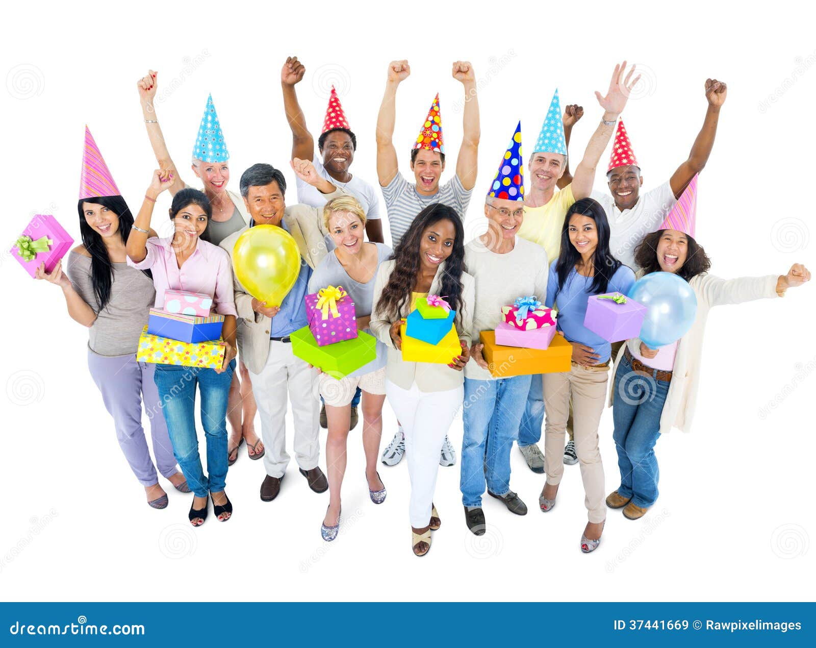 Group of Diverse People Enjoying the Party Stock Image - Image of ...