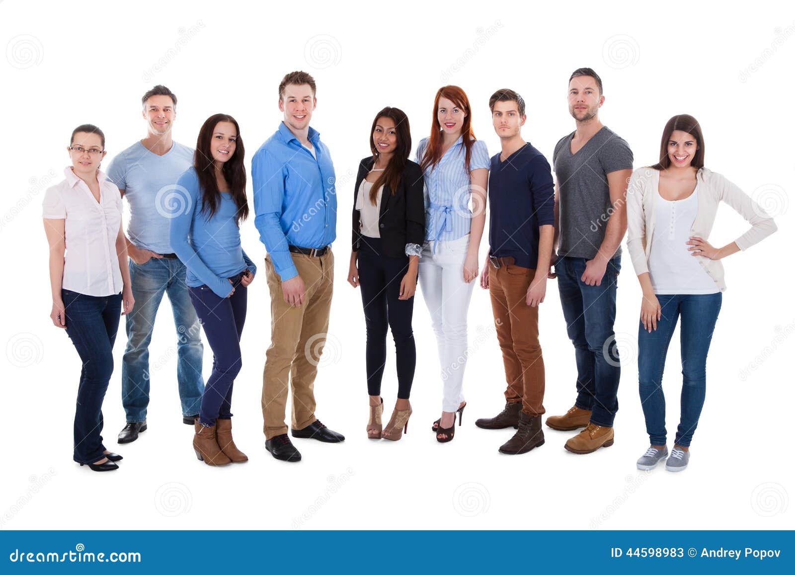 Group of diverse people stock image. Image of large, proud - 44598983