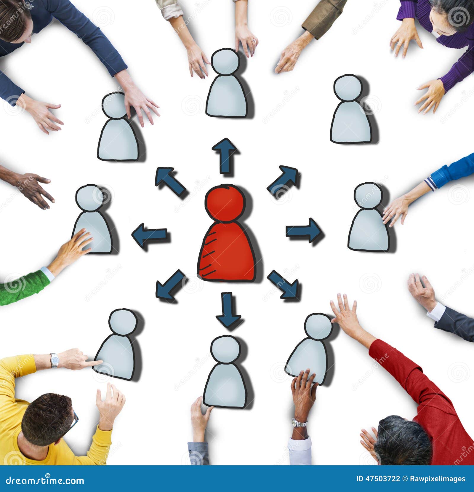 Group of Diverse People with Networking Symbol Stock Photo - Image of ...
