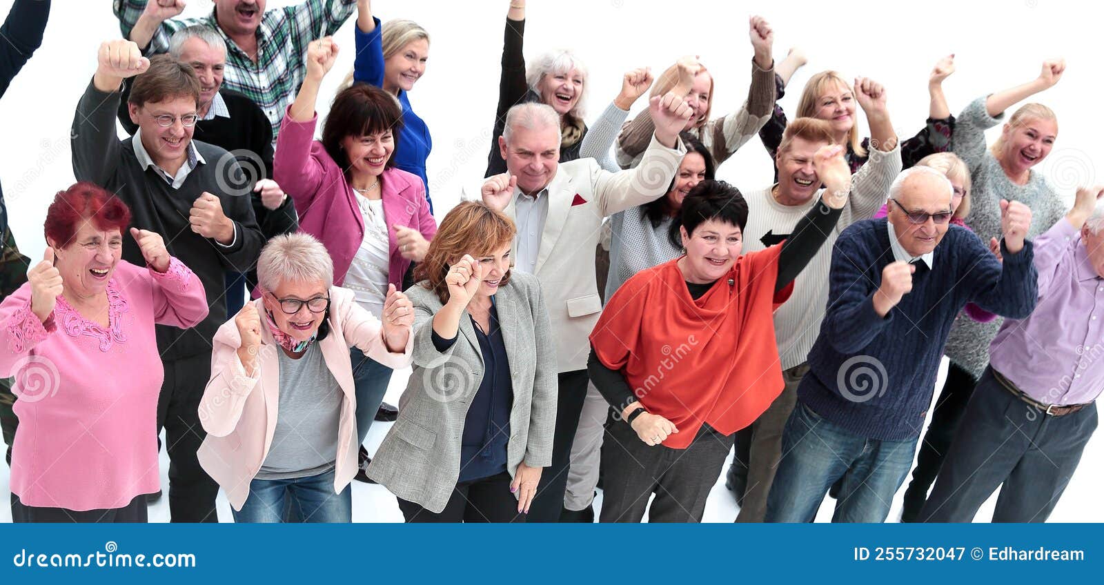 Group of Diverse People of Retirement Age Standing Together Stock Image ...