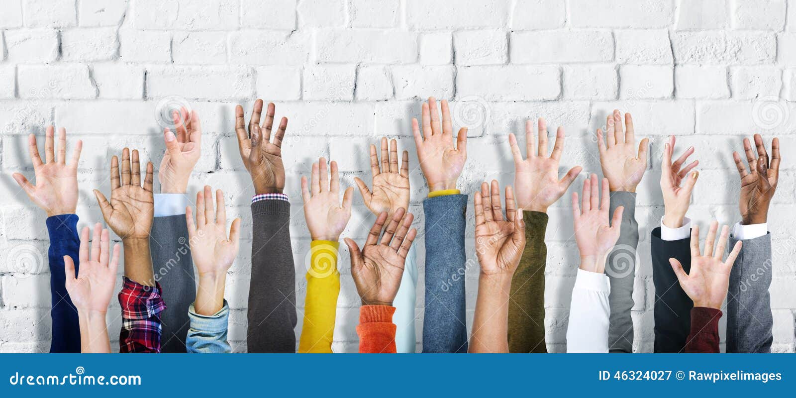 Group of Diverse People S Hands Raised Stock Image - Image of descent ...