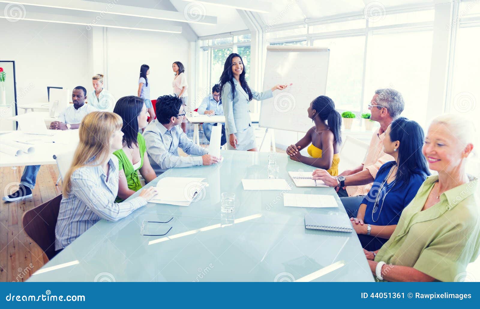 Group of Diverse People Working in the Office Stock Image - Image of ...