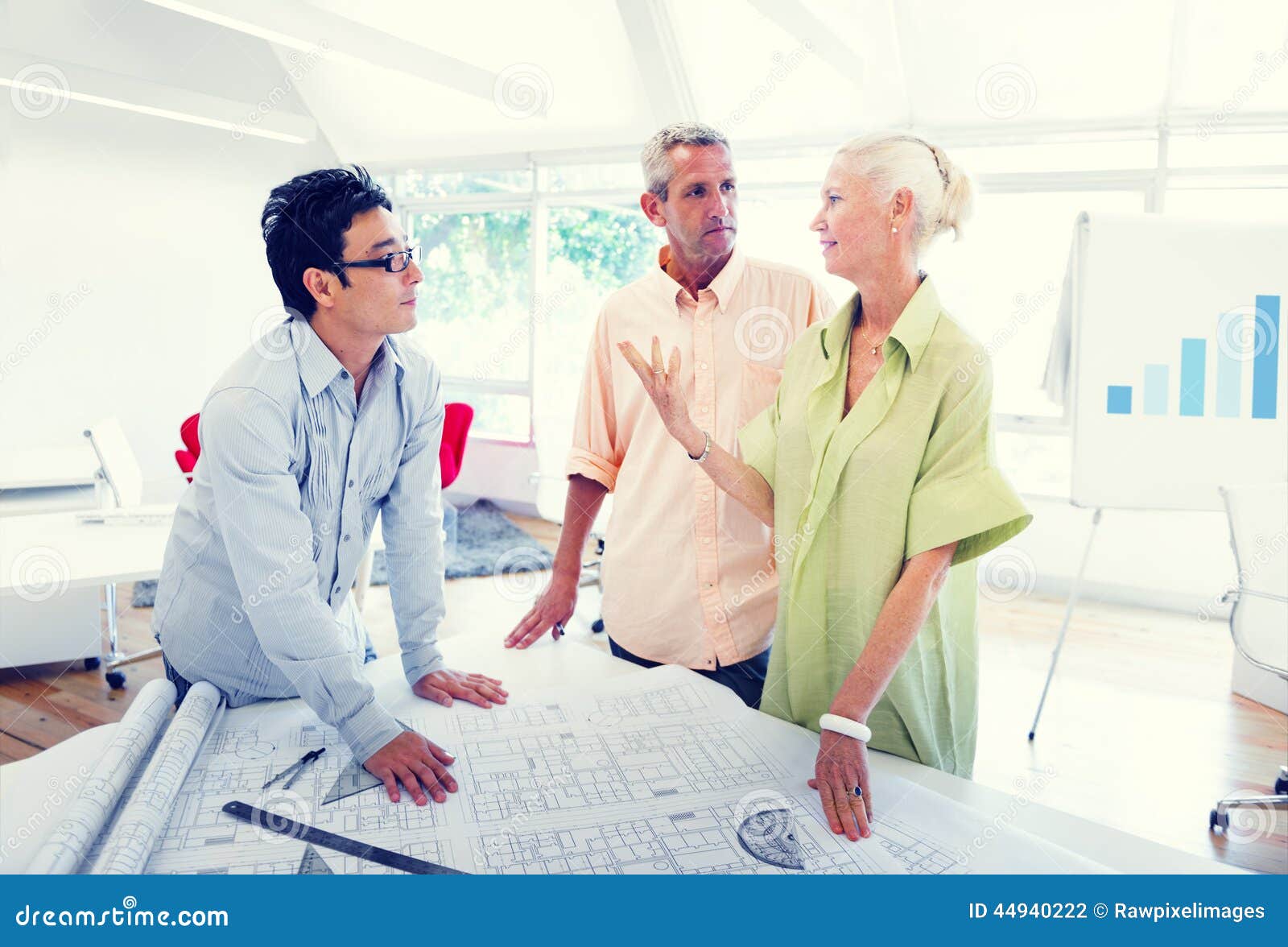 Group of Diverse People Working in the Office Stock Photo - Image of ...