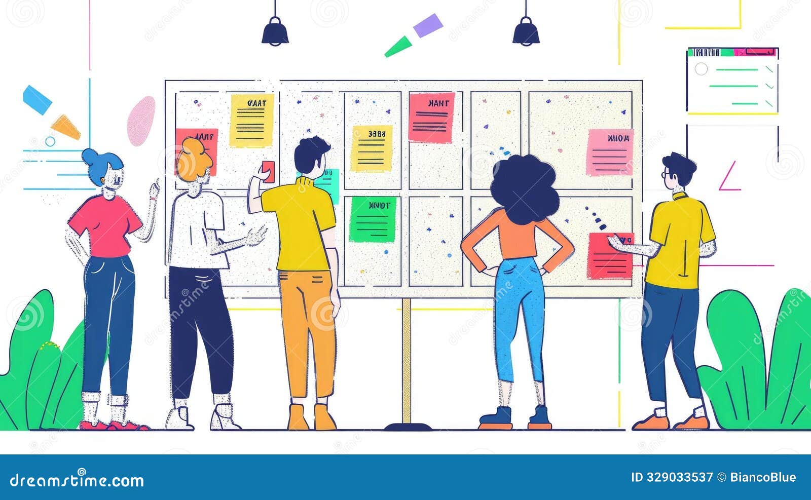 A Group of Diverse People are Working Together on a Project AIG535 ...