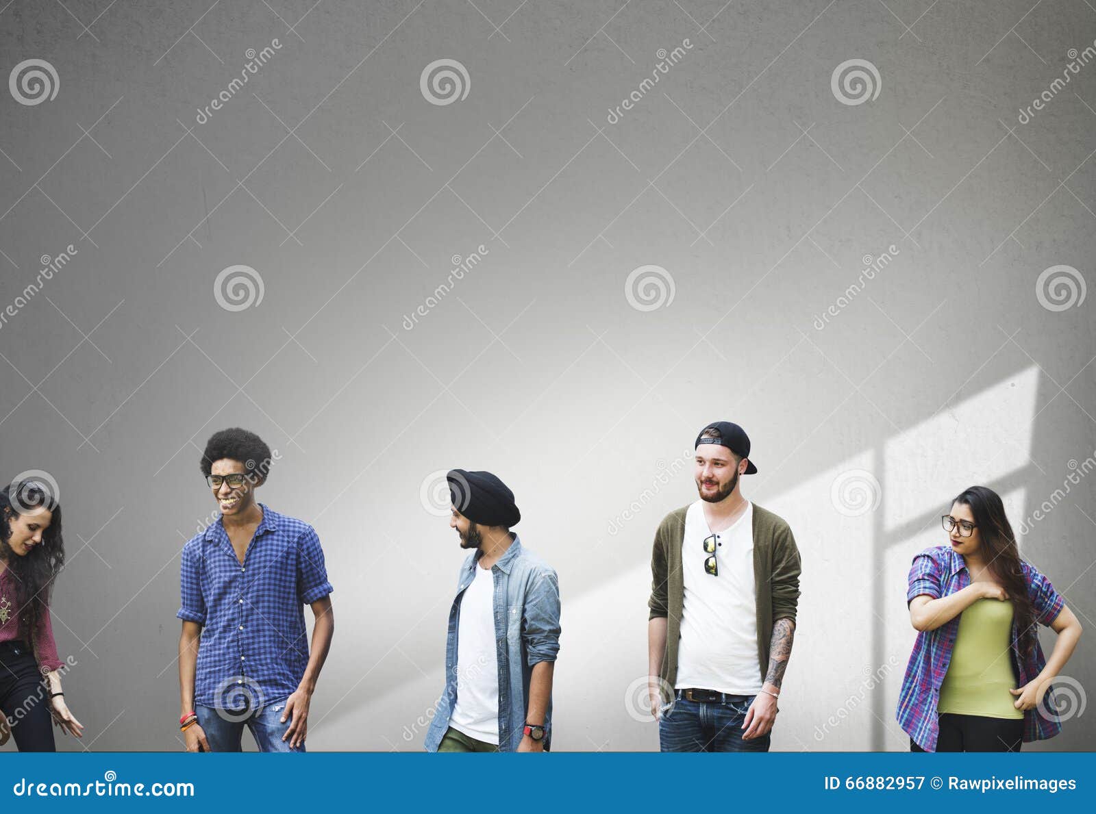 Group Diverse Students People Wall Concept Stock Image - Image of ...