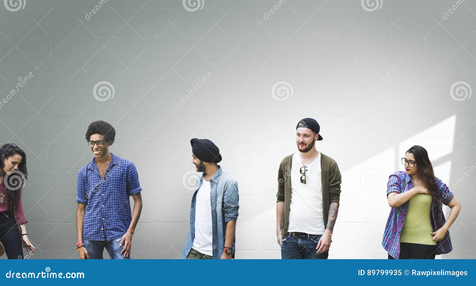 Group Diverse Students People Wall Concept Stock Image - Image of ...