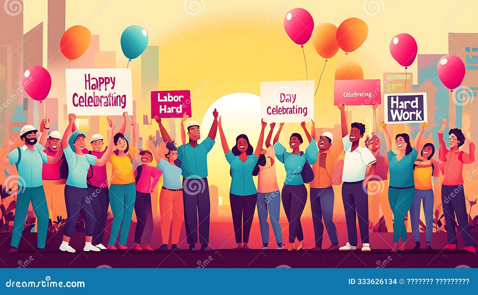 Celebrating Labor Day Honoring Workers With Iconic Construction Tools ...