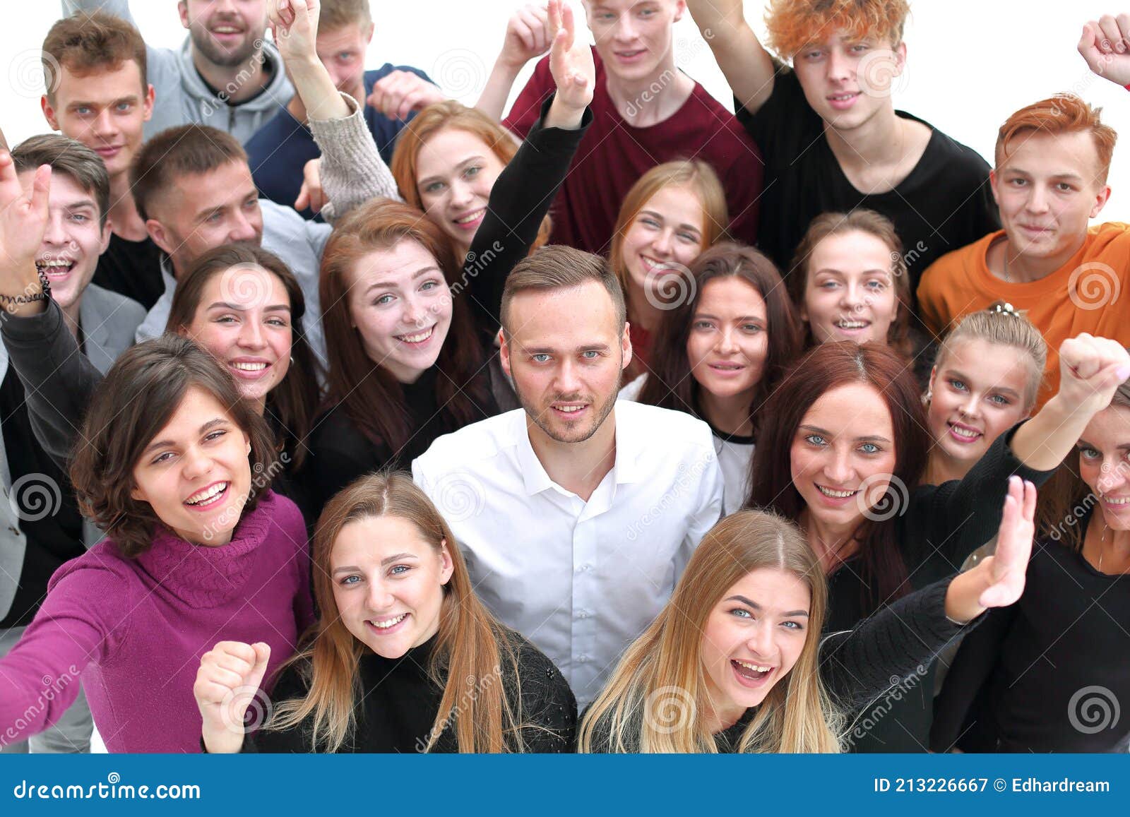 Group of Diverse Young People Standing Together Stock Image - Image of ...