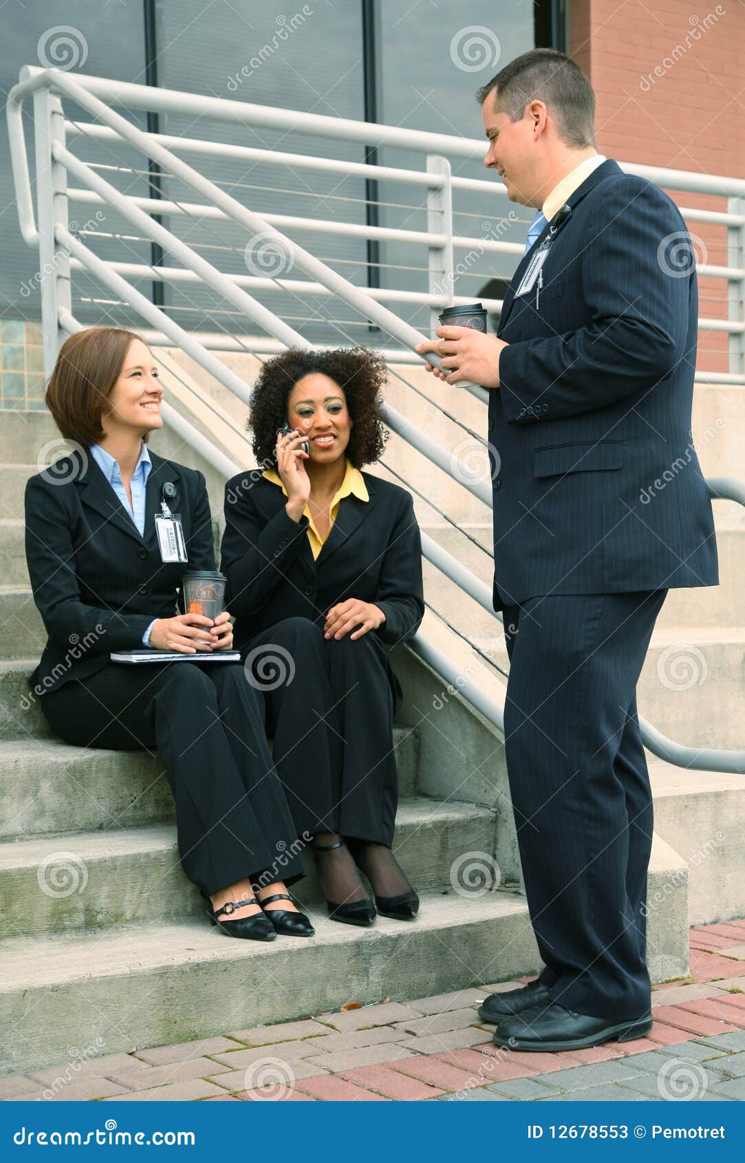 Group of Diversity Business People Talking Stock Image - Image of ...