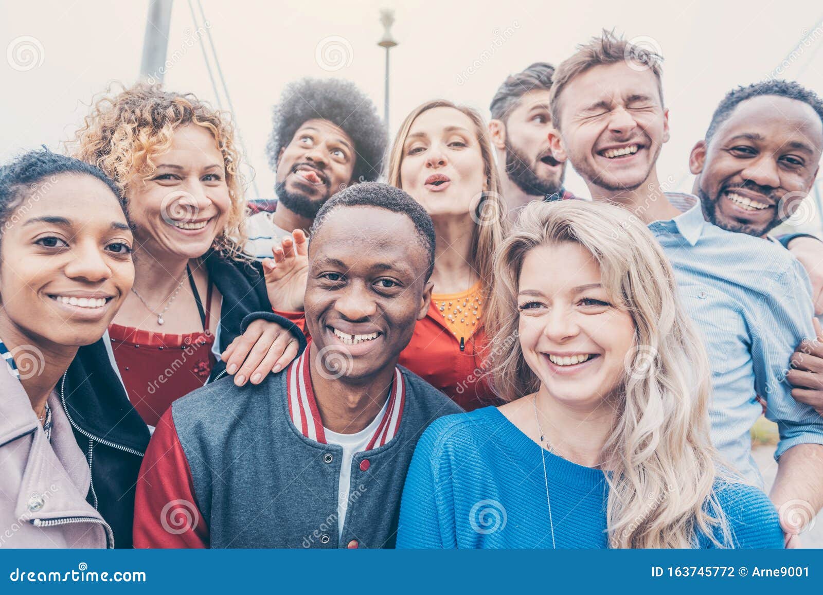 Group of diversity people stock photo. Image of black - 163745772