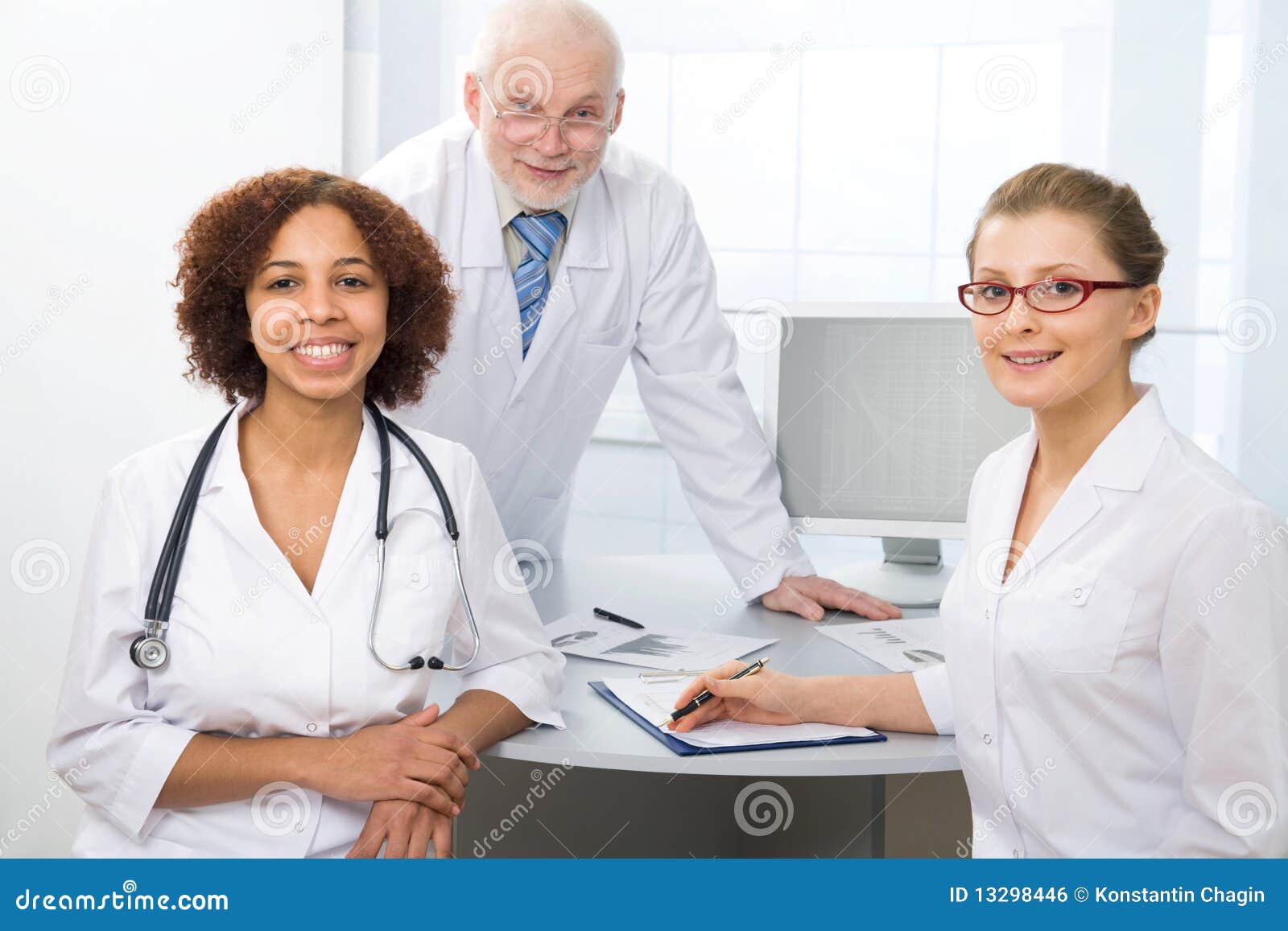 Group of doctors stock photo. Image of medicine, clinic - 13298446