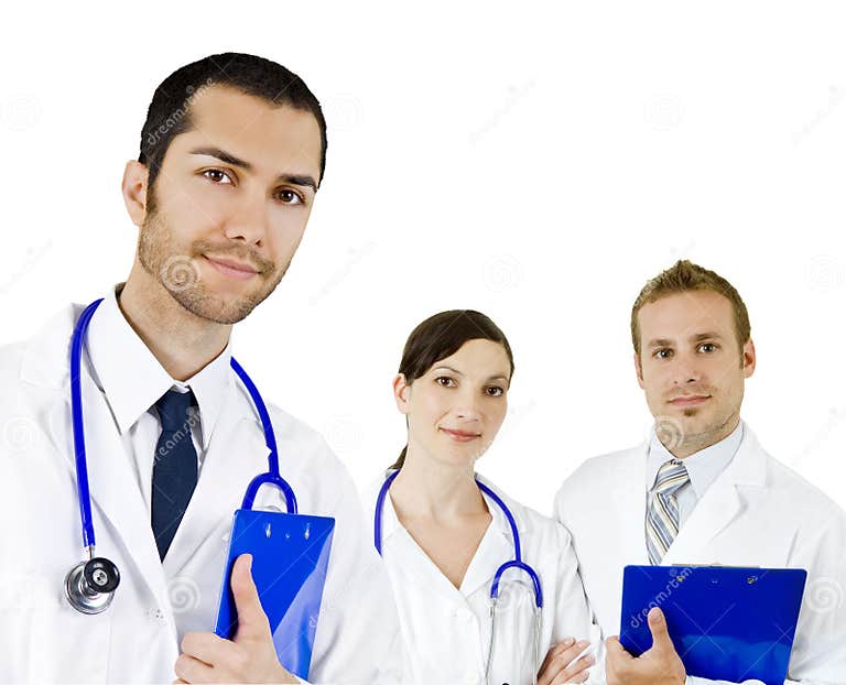 Group of doctors stock image. Image of caucasian, look - 7862603