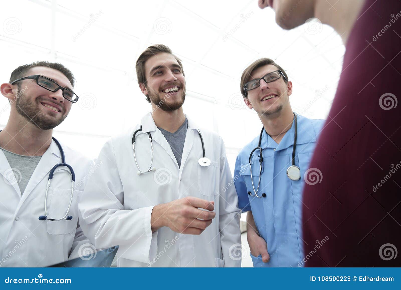 Group of Doctors Advising the Patient Stock Image - Image of human ...