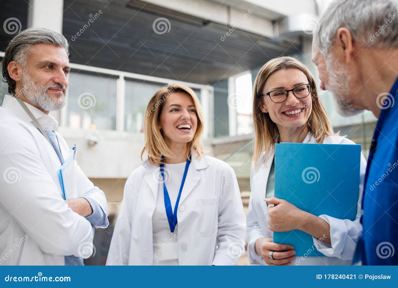 Group of Doctors on Conference, Medical Team Discussing Issues. Stock ...
