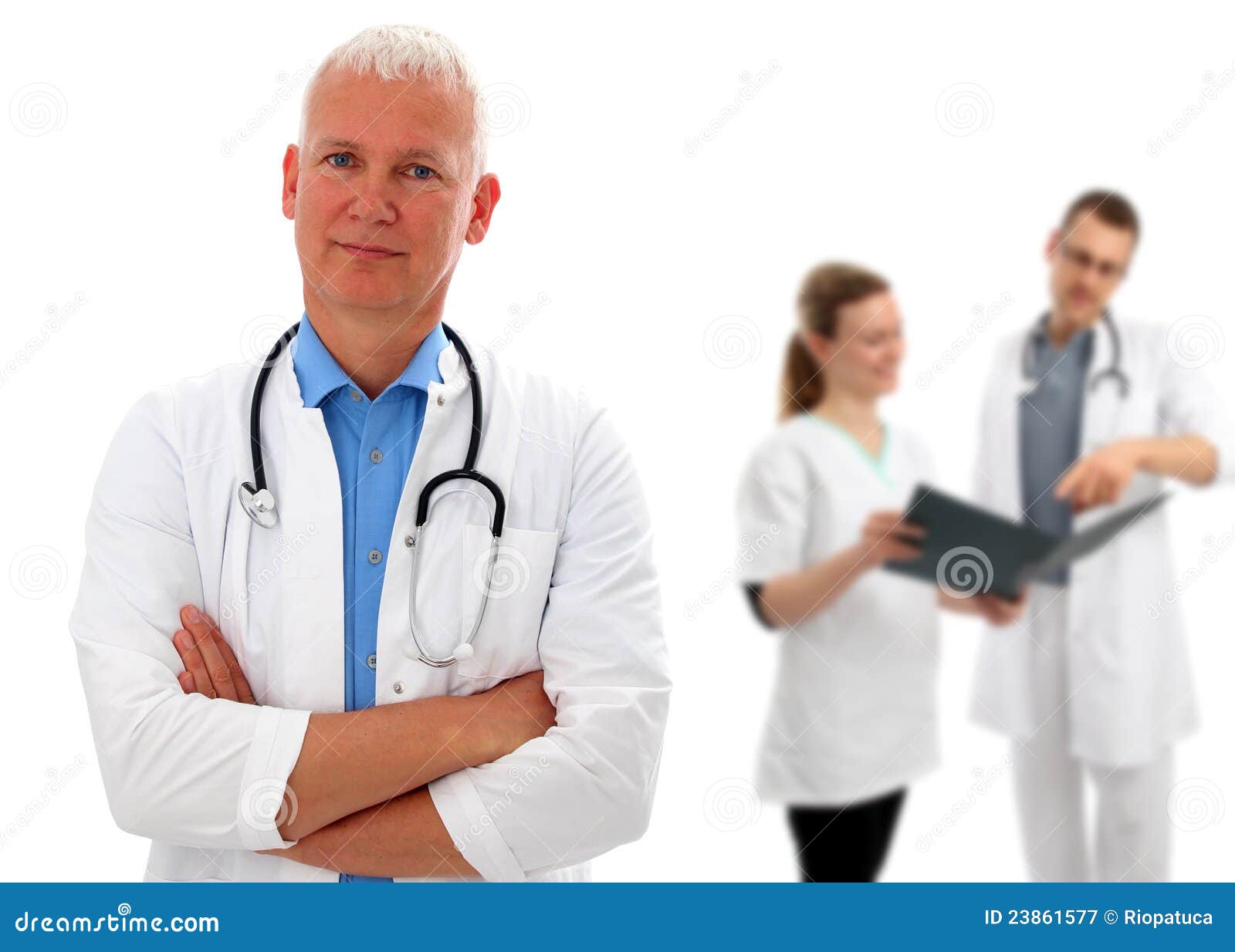 Group of Doctors with European Doctor Stock Image - Image of cutout ...