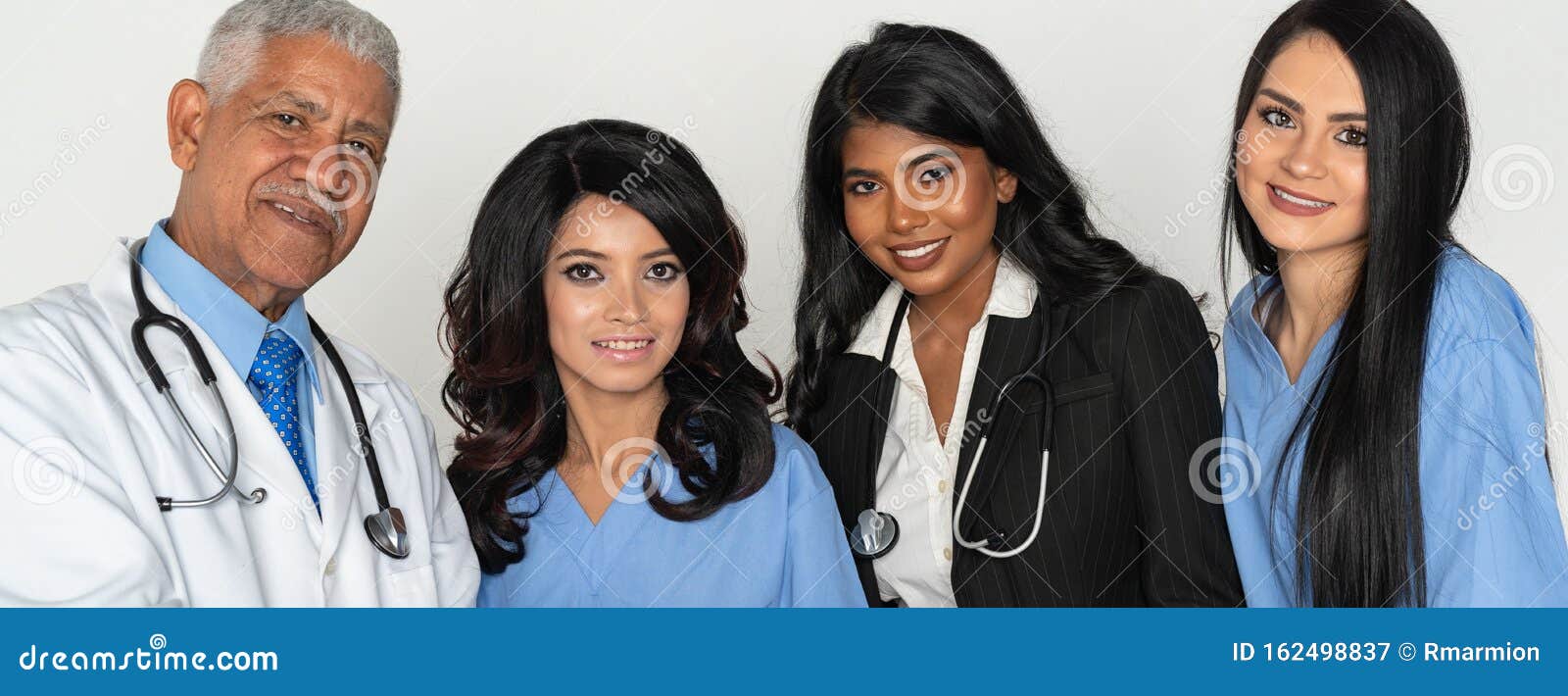 Group of Doctors and Nurses with a Diverse Racial Background Stock ...