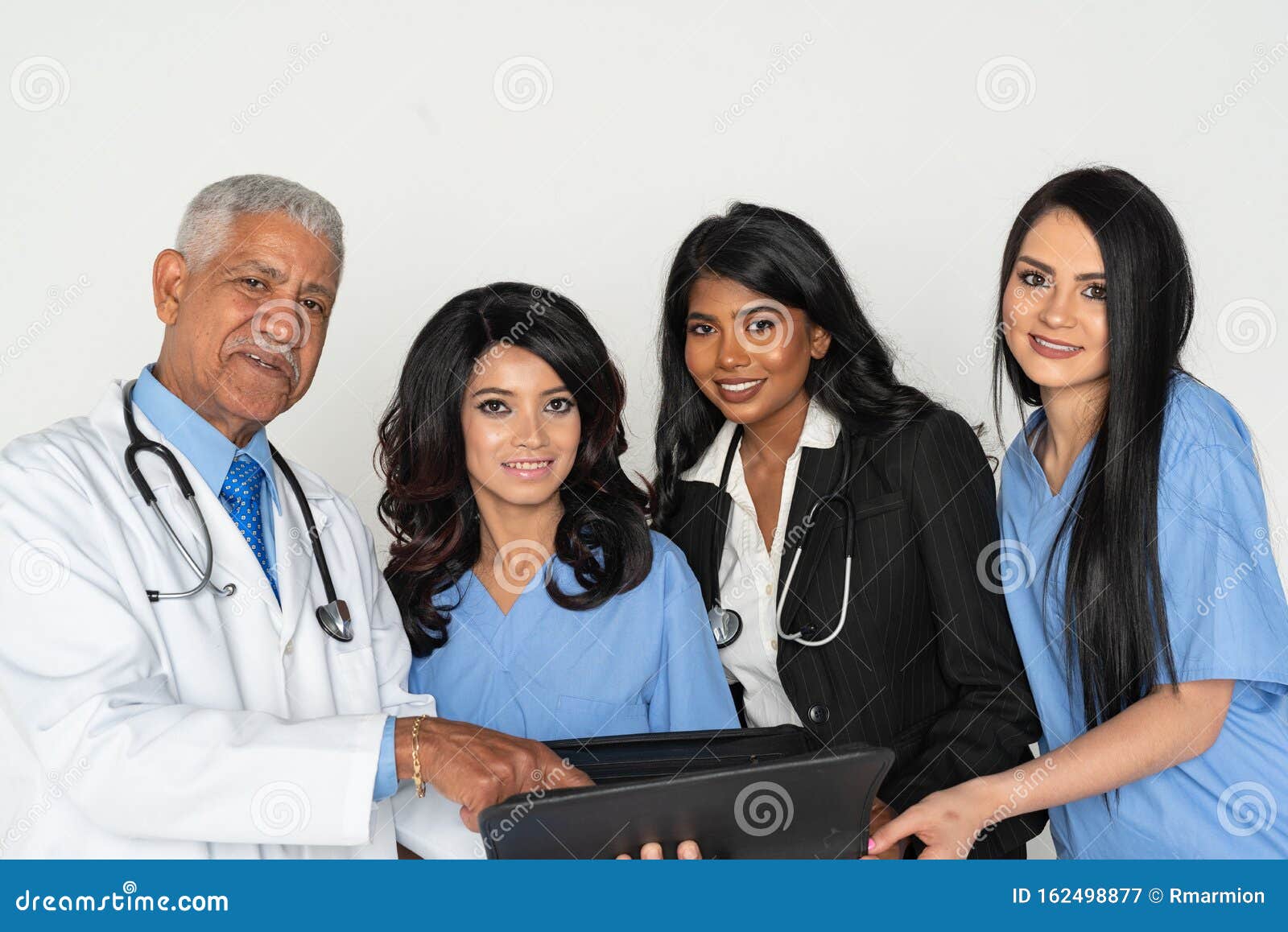 Group of Doctors and Nurses with a Diverse Racial Background Stock ...